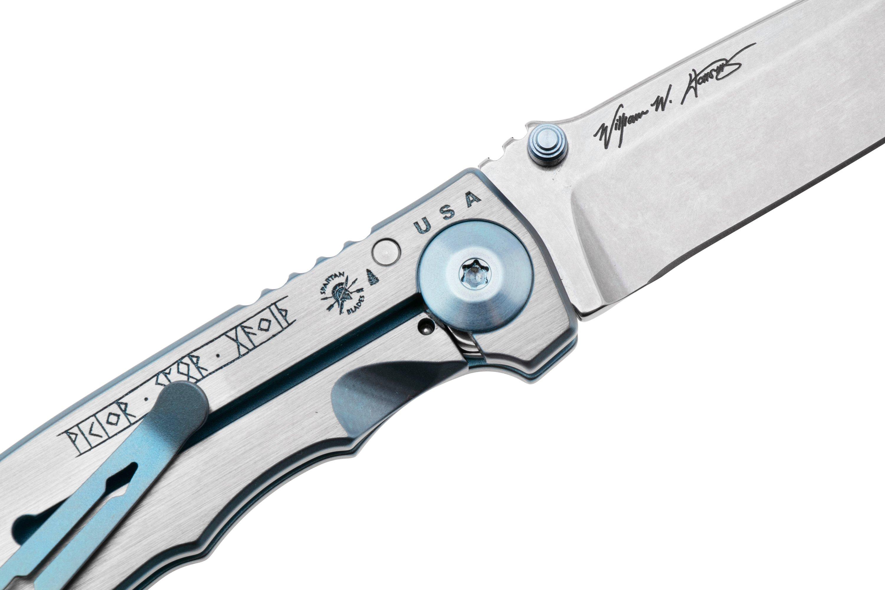 Spartan Harsey Folder 3.25 SF10C-VIK-TRL-WALK, Stonewashed CPM MagnaCut ...