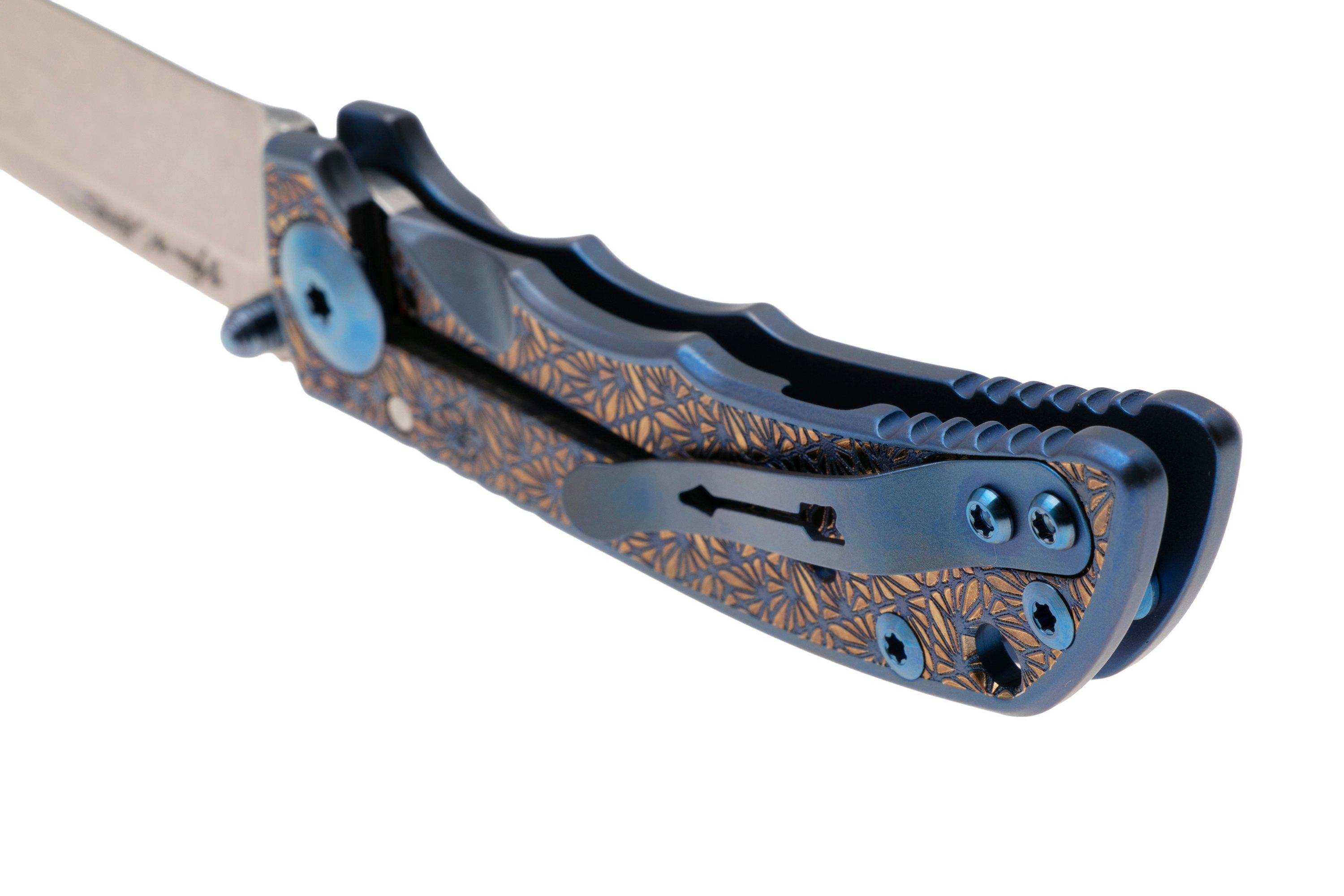 Spartan Harsey Folder 3.25 SF10SW-RG, Stonewashed CPM MagnaCut, Regal ...