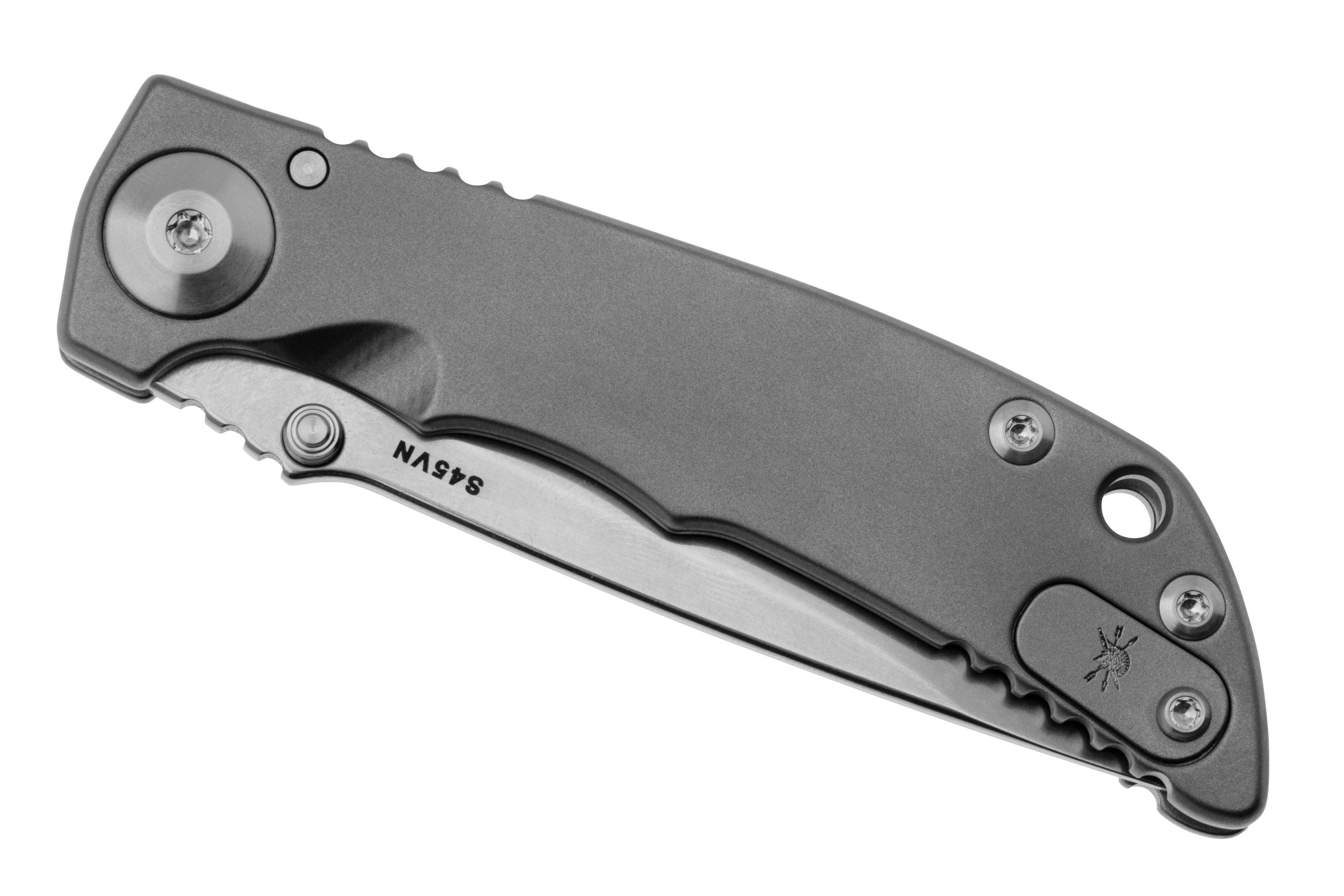Spartan Blades Harsey Folder 3.25, SF10SW, S45VN Stonewashed, coltello ...