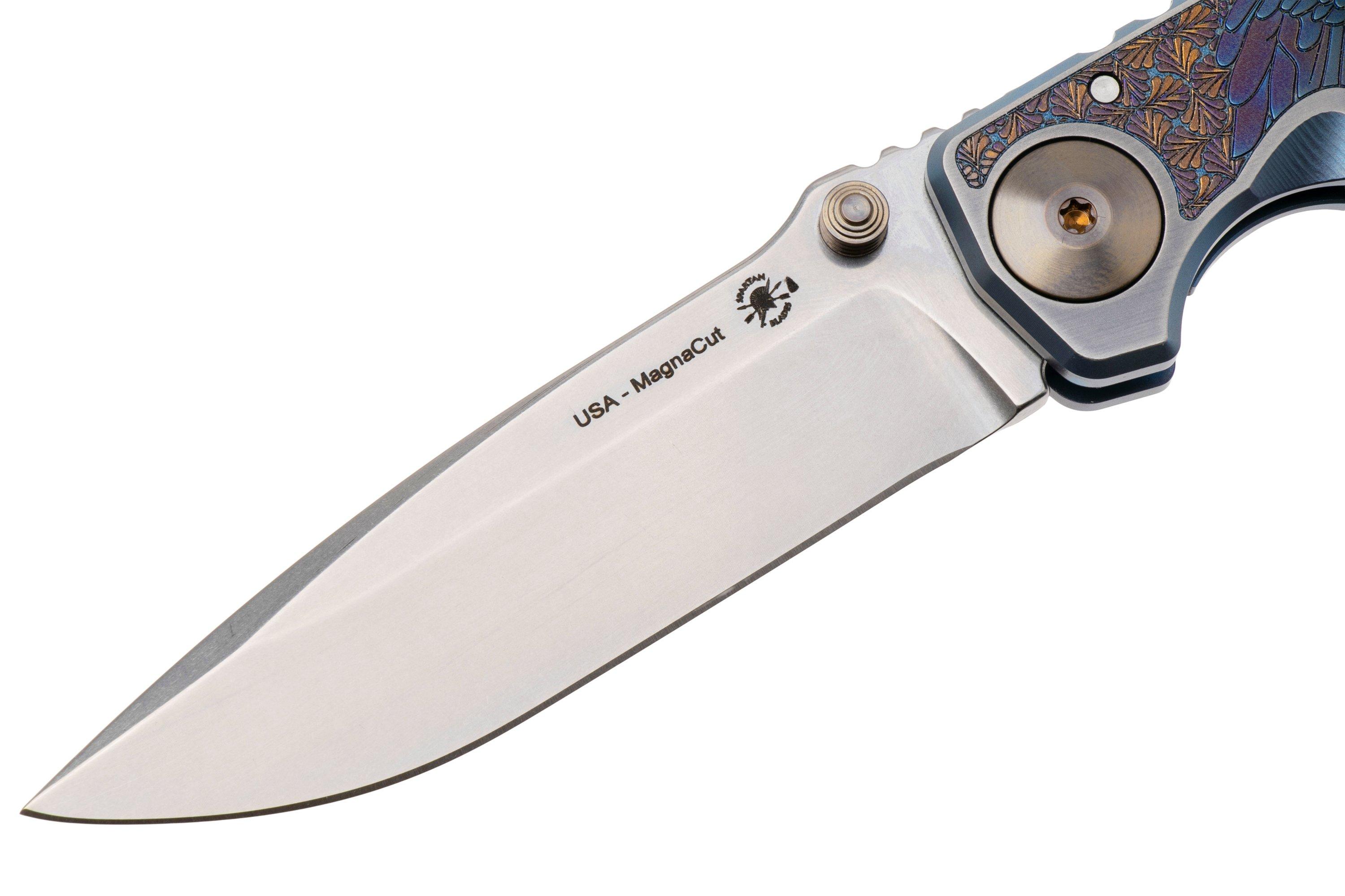 Spartan Blades Harsey Folder Angel USSF5ANGL, Stonewashed MagnaCut ...