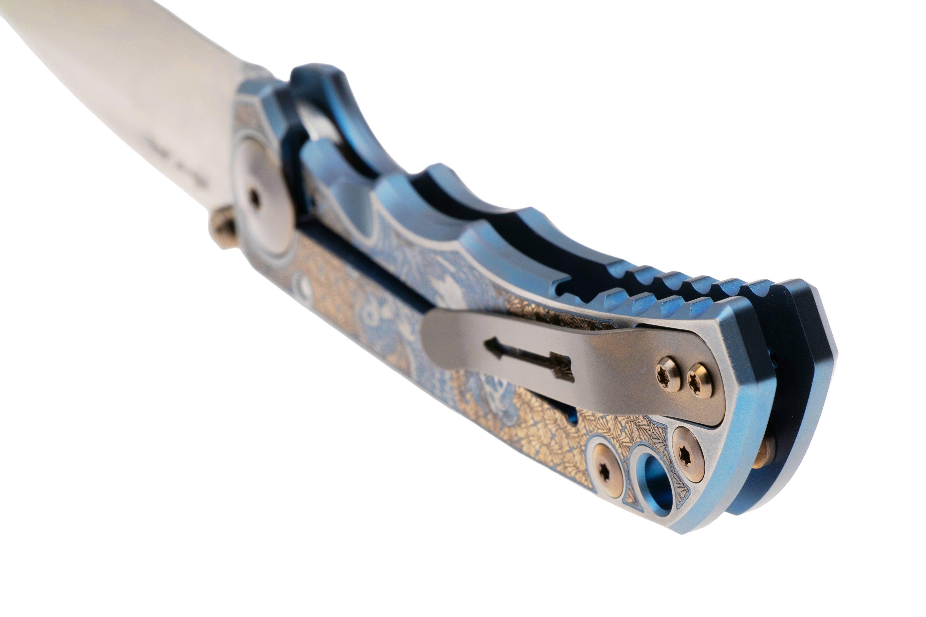 Spartan Blades Harsey Folder Angel USSF5ANGL, Stonewashed MagnaCut ...