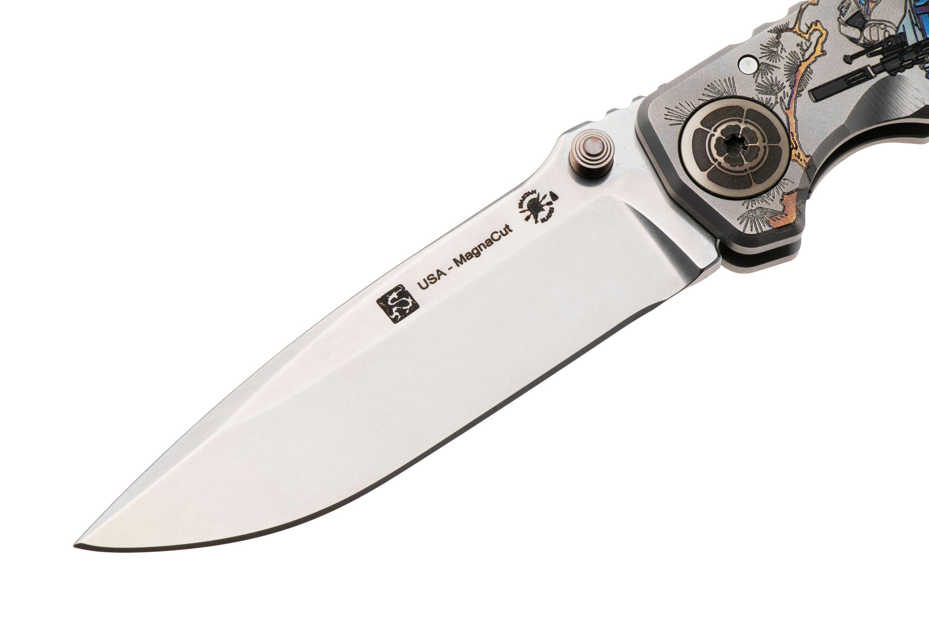 Spartan Blades Harsey Folder, Long Gunner Edition SF5CSLONGGUN, Satin ...