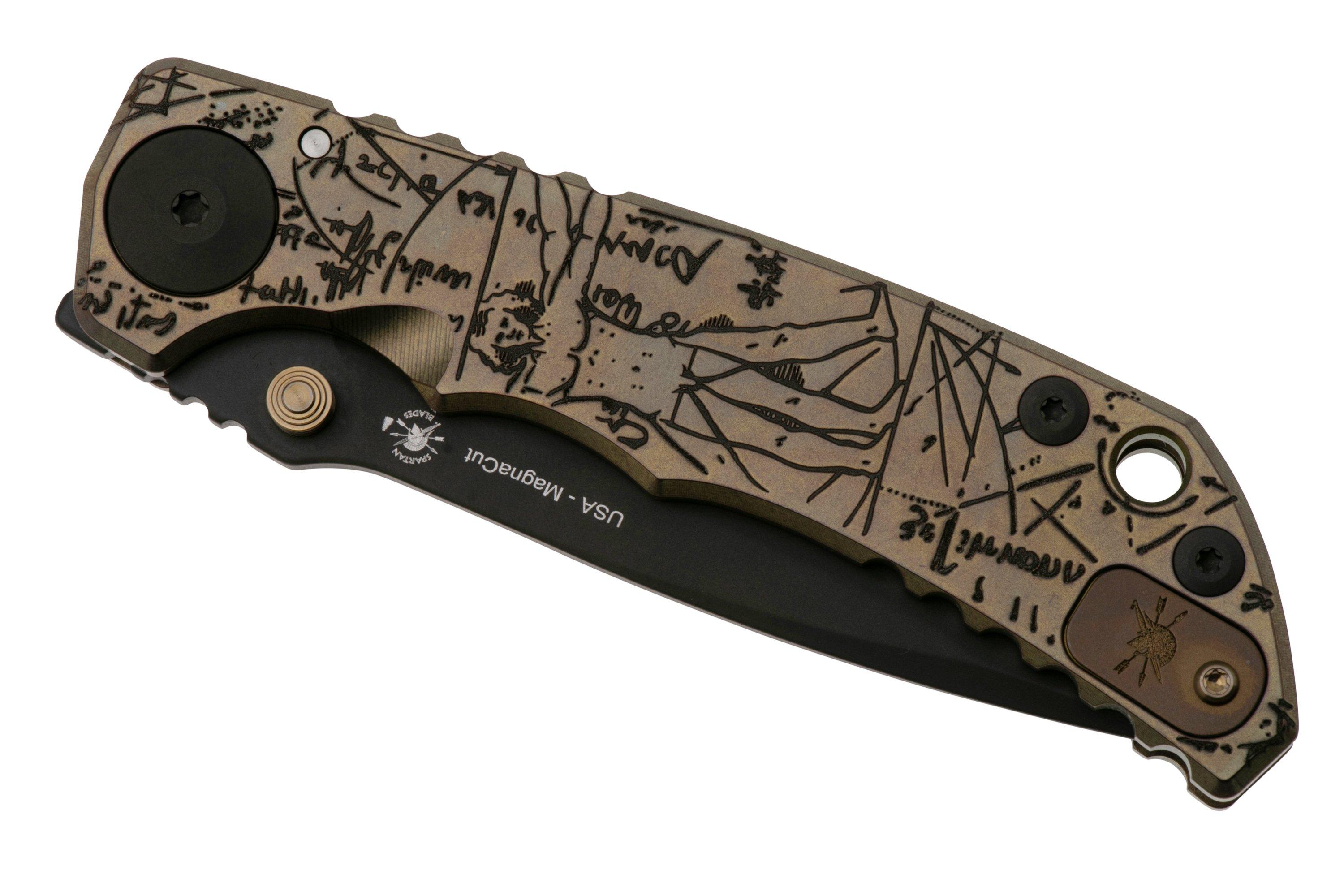 Spartan Blades Harsey Folder SF5DIVINCI Divinci's Vitruvian Man 2023 ...