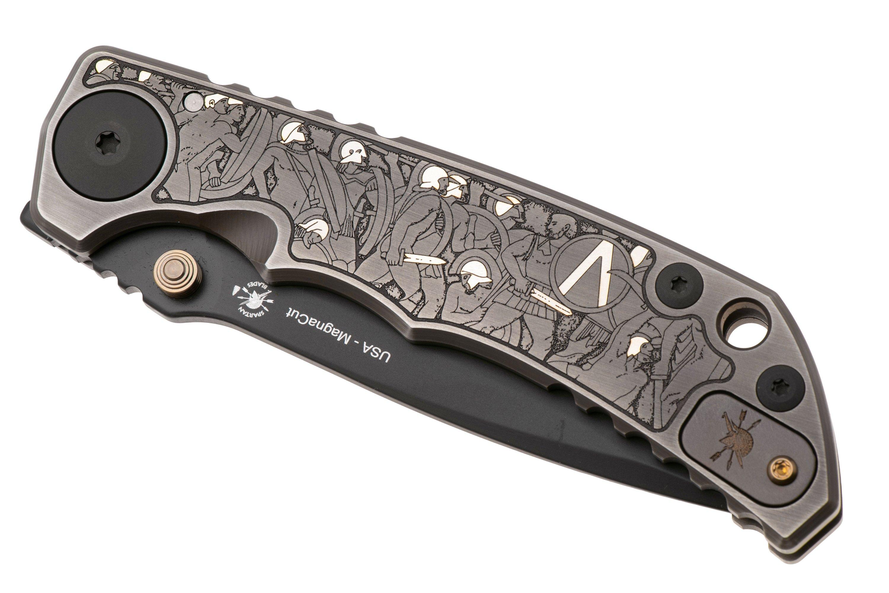 Spartan Blades Harsey Folder Spartan Battle USSF5SBAT, PVD MagnaCut ...