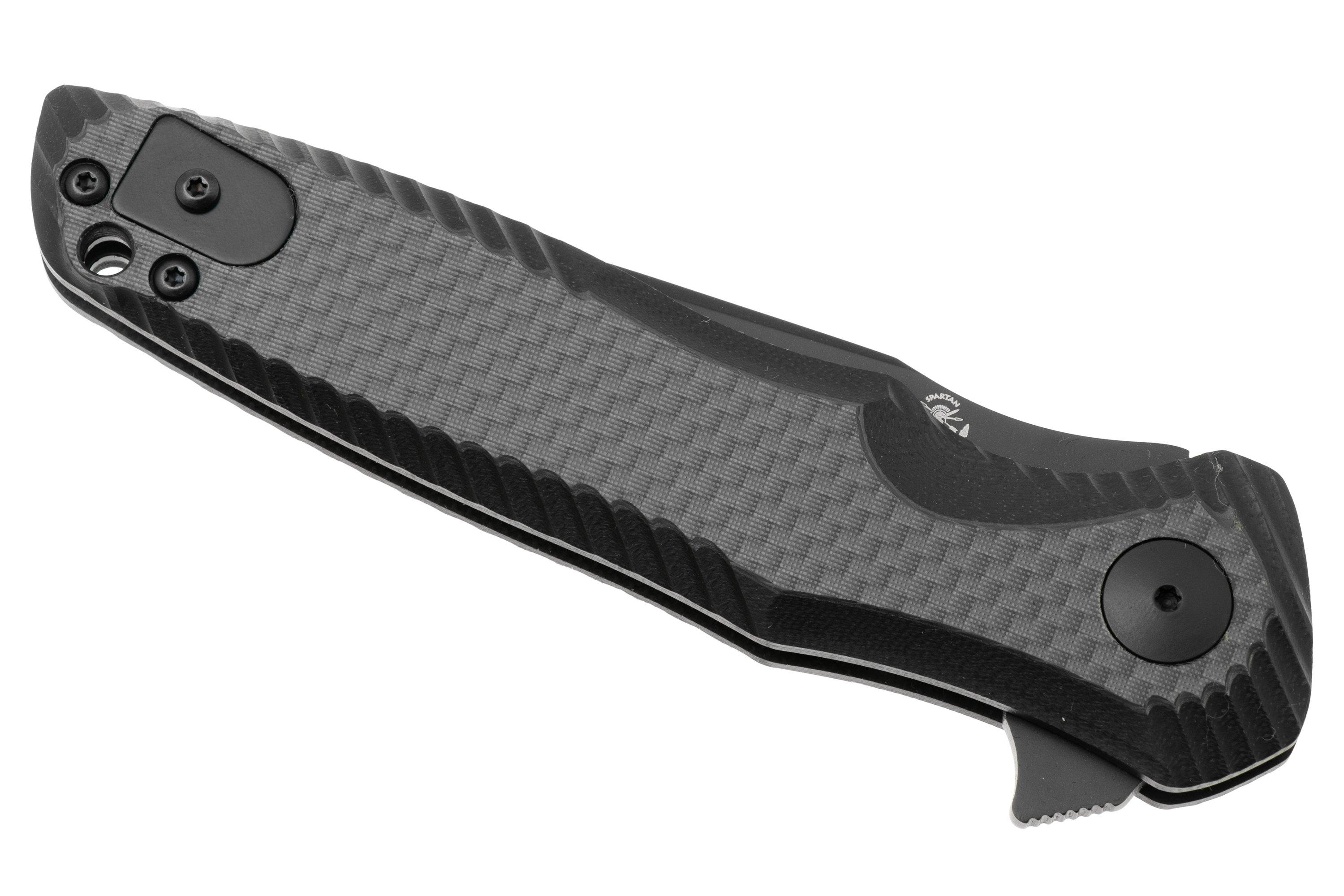 Spartan Blades Poros Flipper SFBL11CF Carbon Fiber Black G10, pocket ...