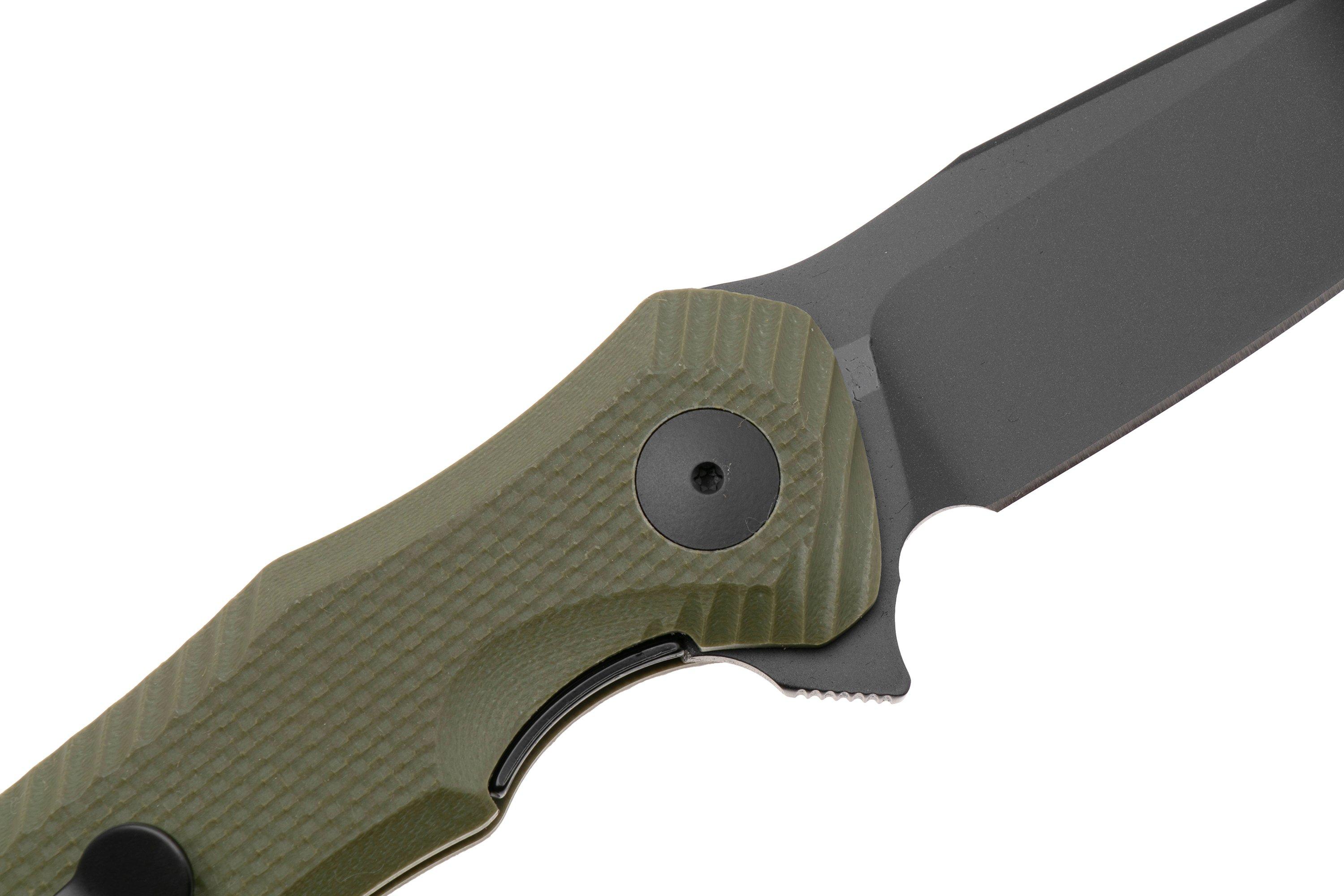 Spartan Blades Poros Flipper SFBL11GR OD Green G10, pocket knife ...