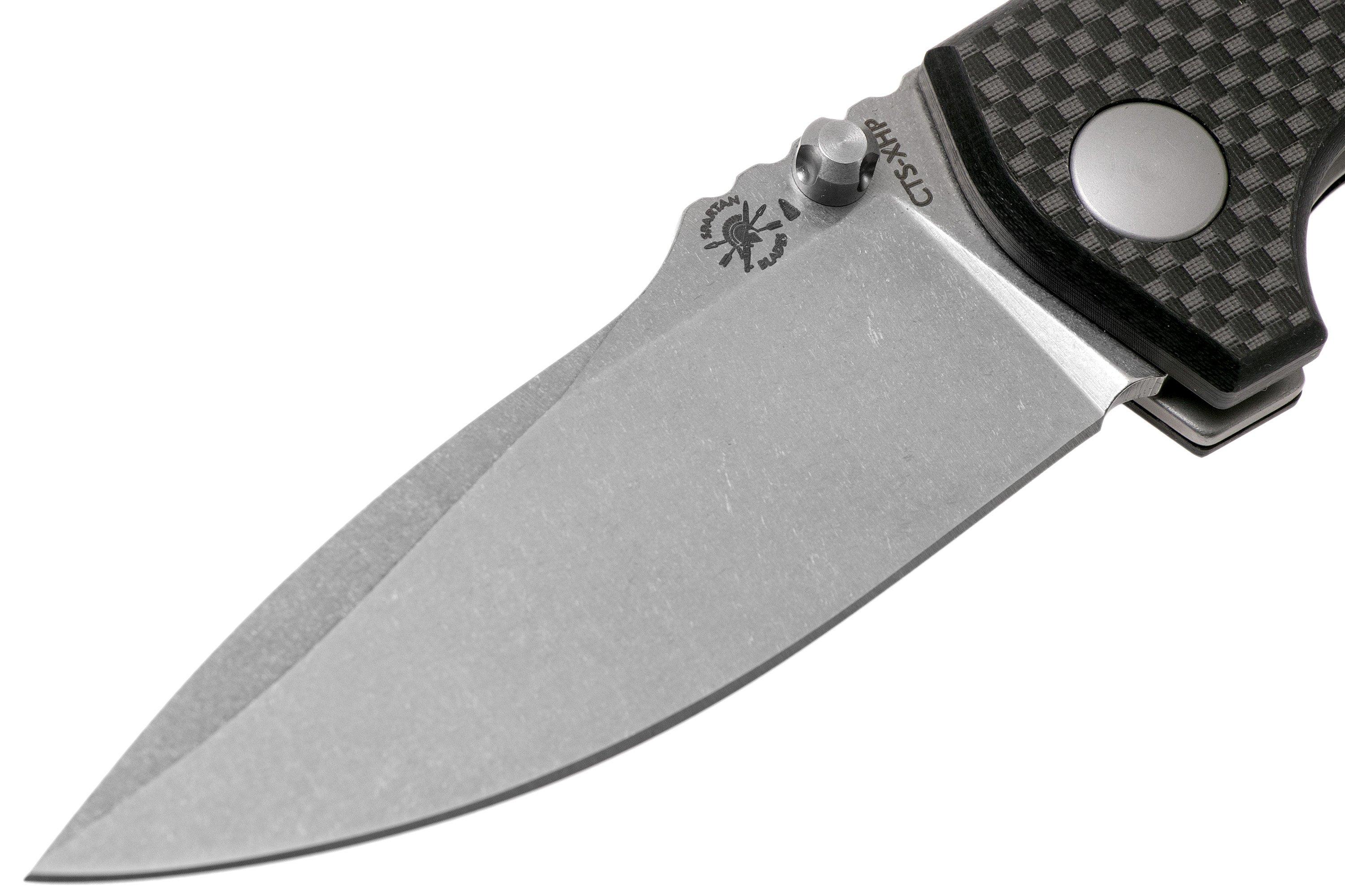 Spartan Blades Astor SFBL8CF Carbon fibre pocket knife, Les George ...