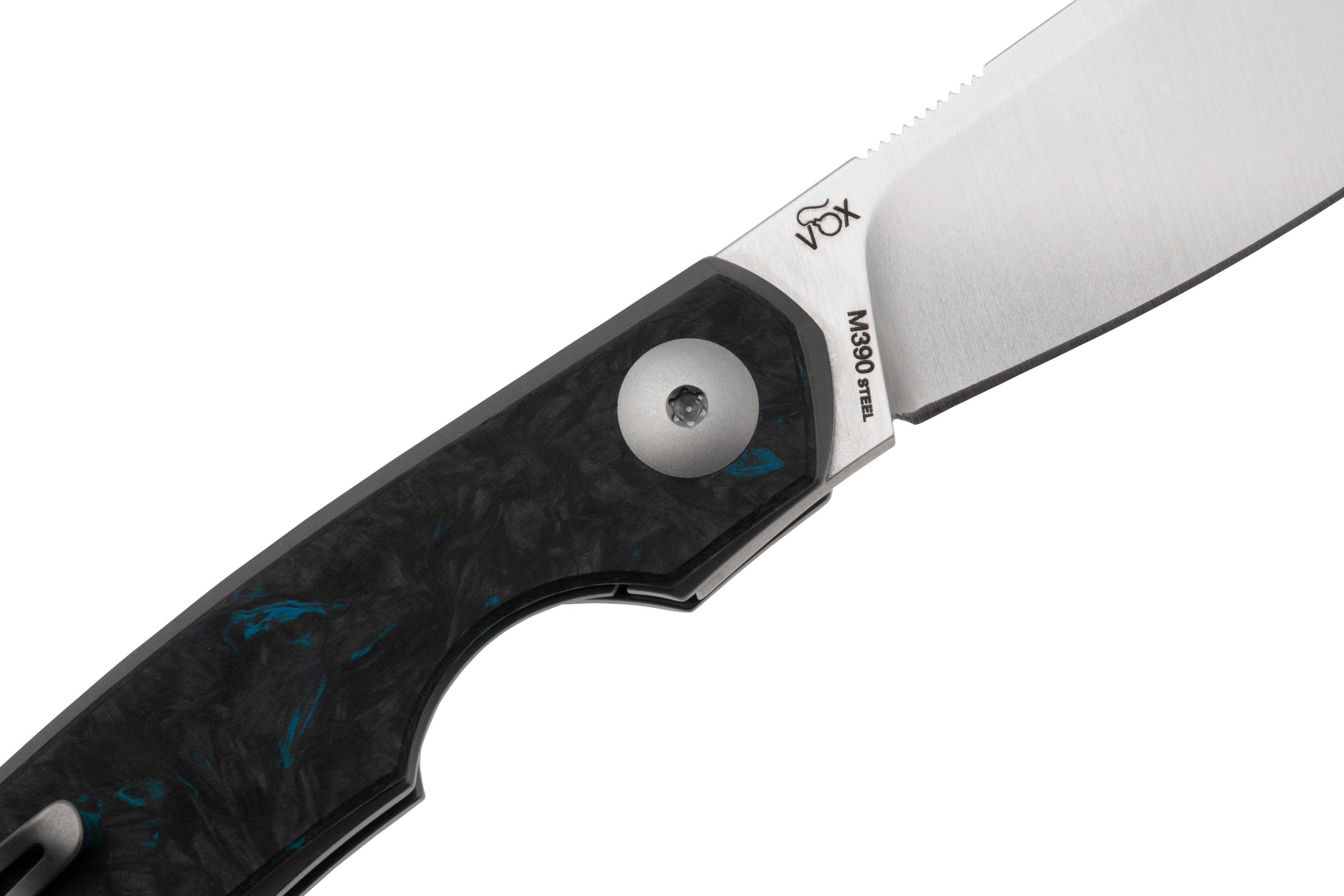 Viper Belone 5970TIFCB Dark Matter Blue Carbon Fiber pocket knife ...