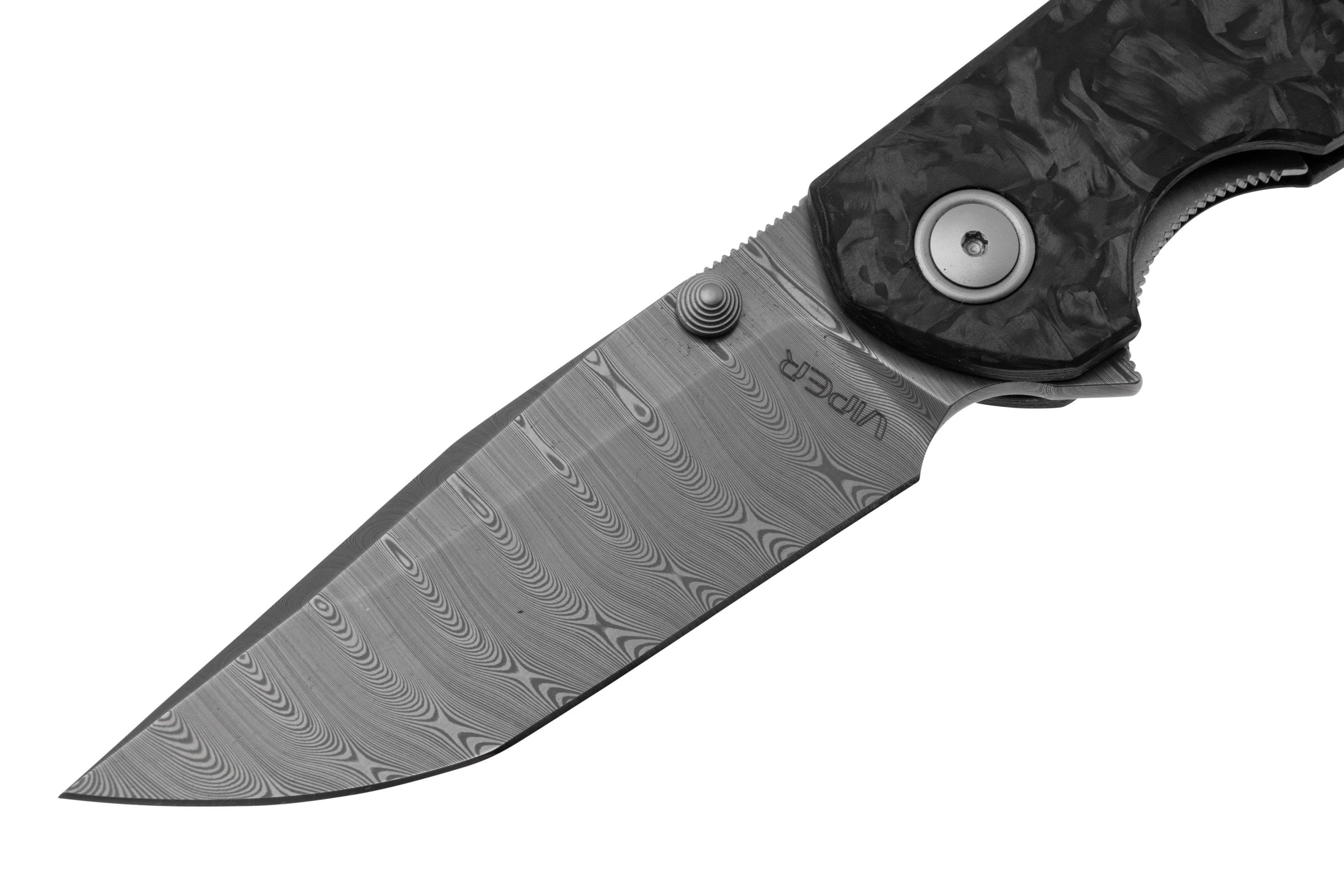 Viper Katla VA5980FCM SSCT Damascus, Dark Matter Black Marbled Carbon ...