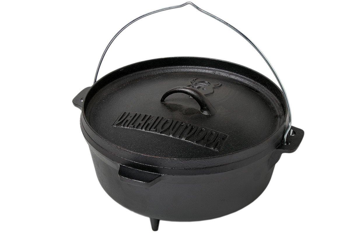Valhal Outdoor Dutch Oven 5 litre with feet | Advantageously shopping ...