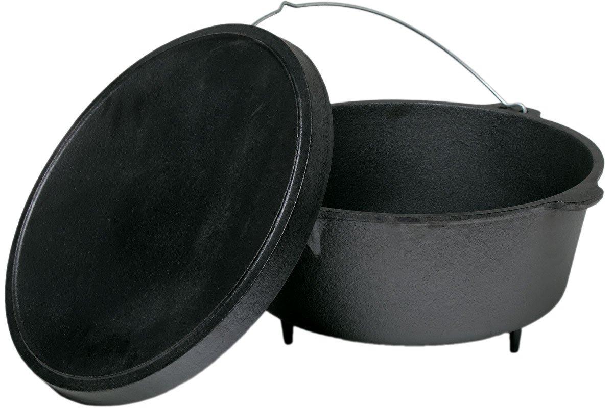 Valhal Outdoor Dutch Oven 18 litre with feet | Advantageously shopping ...
