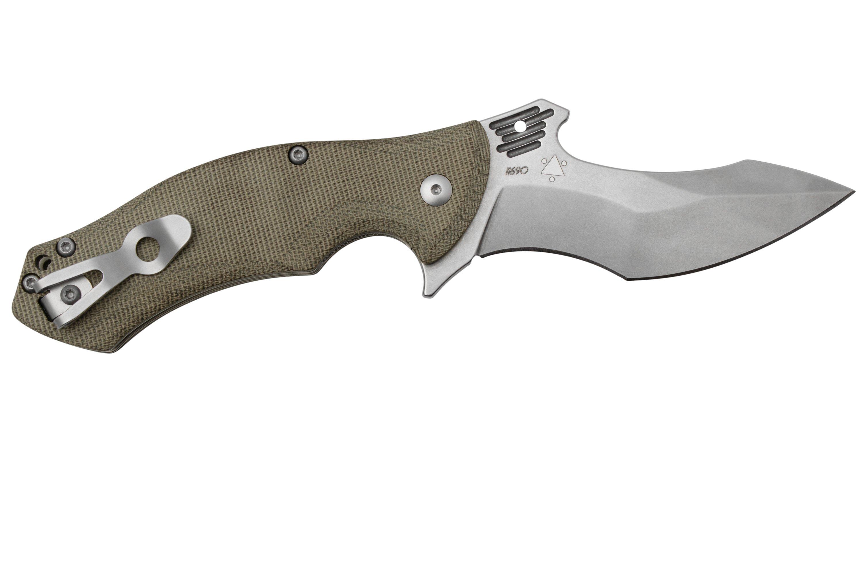 Viper Magà V5912CG N690 Böhler Stone Washed, Green Canvas Micarta ...