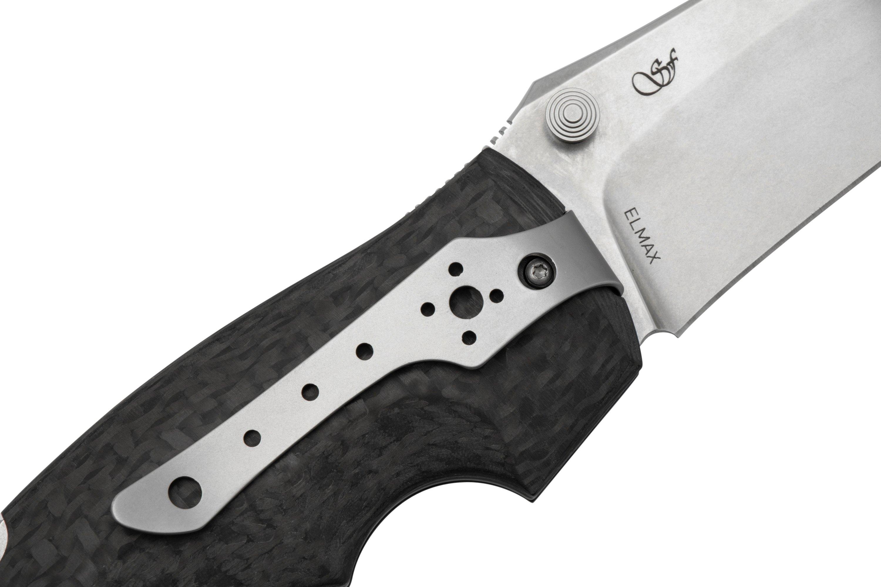 Viper Rhino 1, V5903FC, Stonewash Elmax, Carbonfiber navaja, diseño Fabrizio Silvestrelli ...