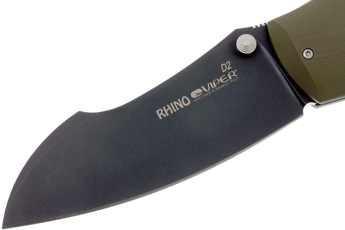 Viper Rhino V5904GR D2 black PVD, green G10 | Advantageously shopping ...