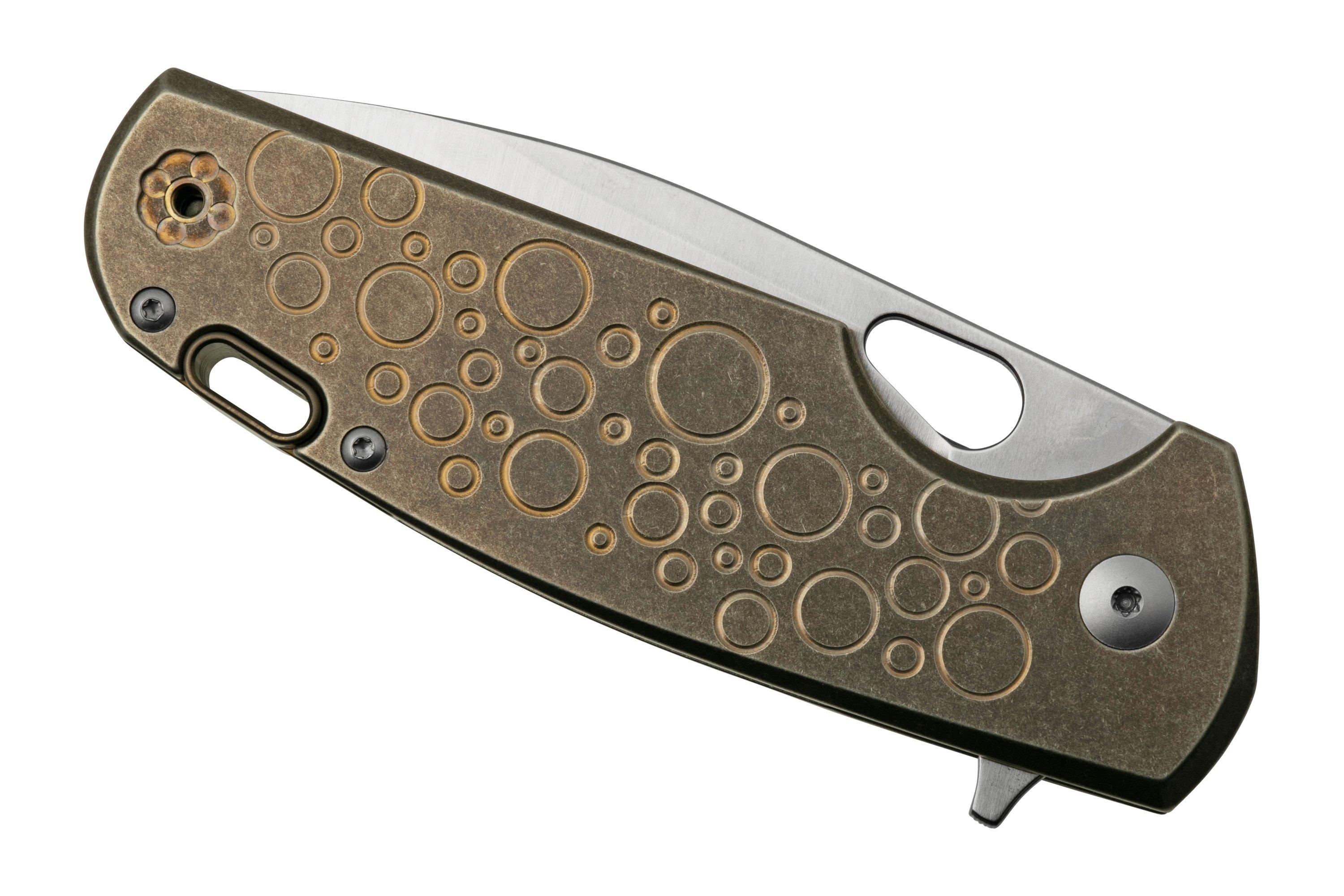 Viper Kyomi V5933RBR, CPM 20CV Satin Bronze Titanium Circle, pocket ...