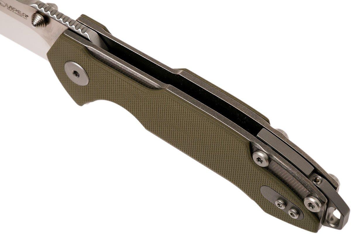 Viper Storm V5954GG Green G10 - Satin, Rick Hinderer Design ...