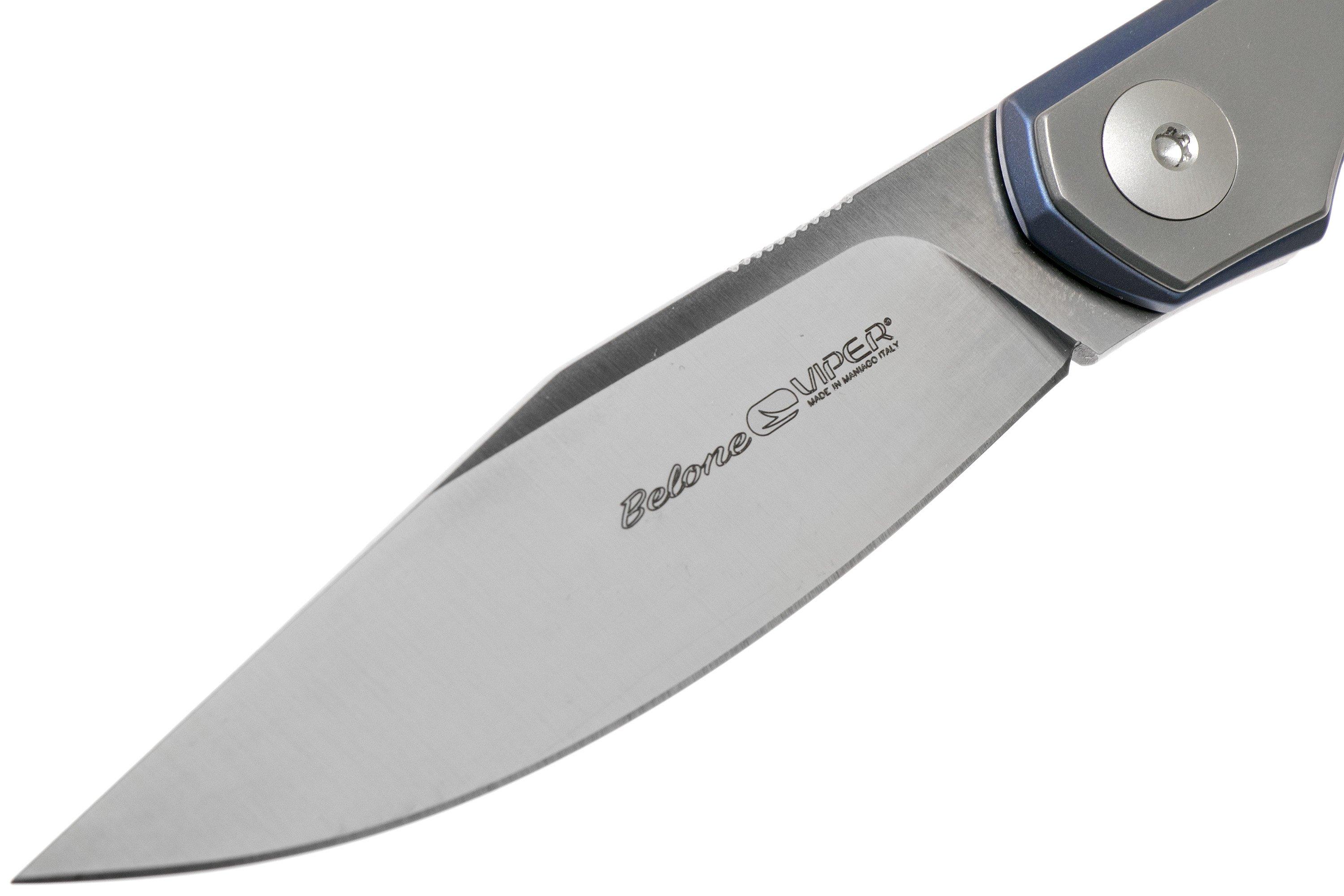 Viper Belone Blue Titanium 5970BLTI pocket knife, Jesper Voxnaes design ...
