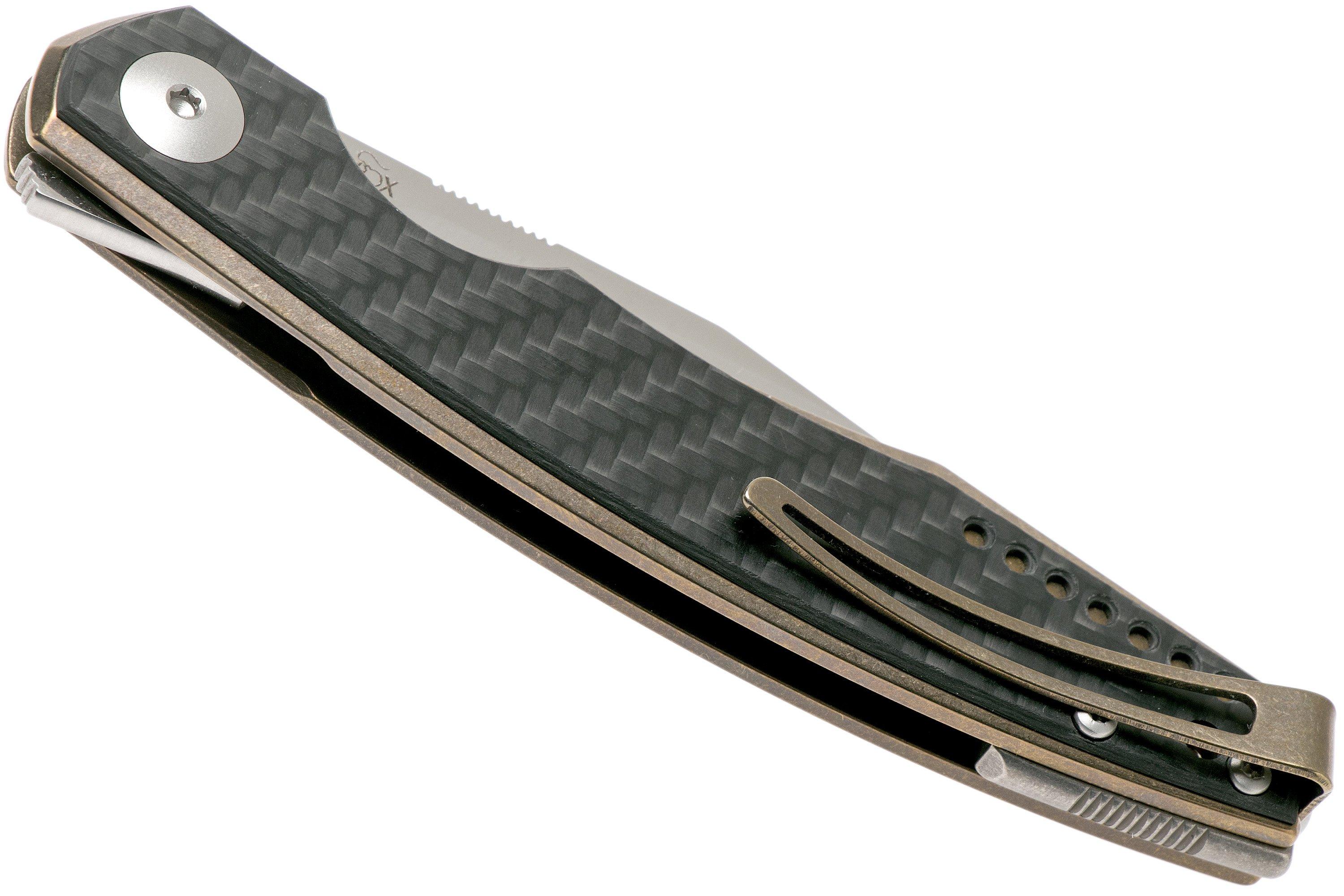 Viper Belone Carbon fibre, Bronze Titanium 5970BRFC pocket knife ...