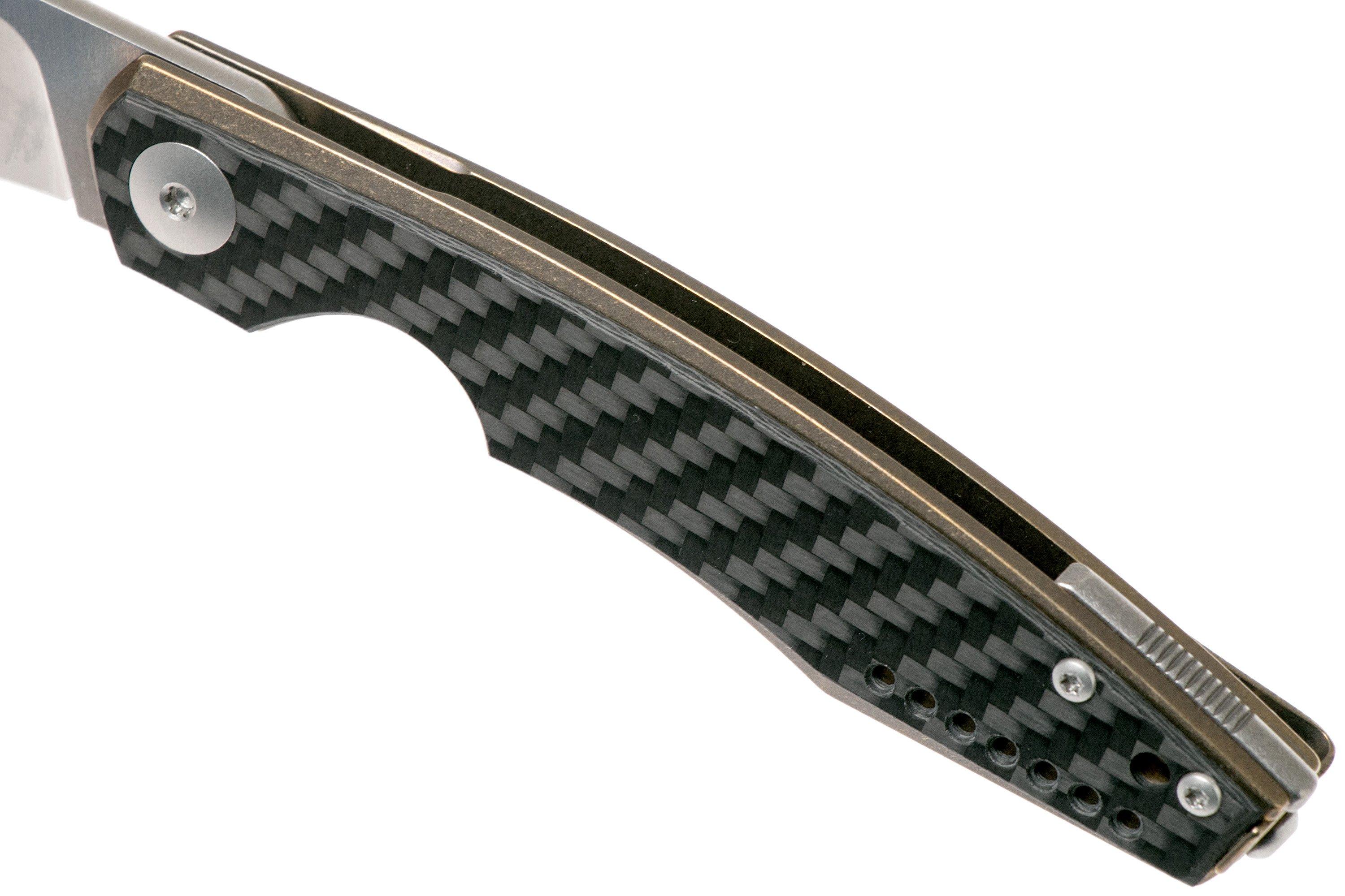 Viper Belone Carbon fibre, Bronze Titanium 5970BRFC pocket knife ...