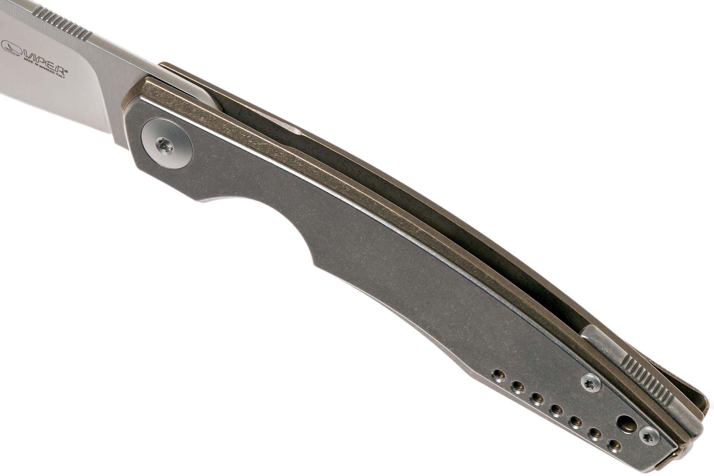 Viper Belone Bronze Titanium 5970BRTI pocket knife, Jesper Voxnaes ...
