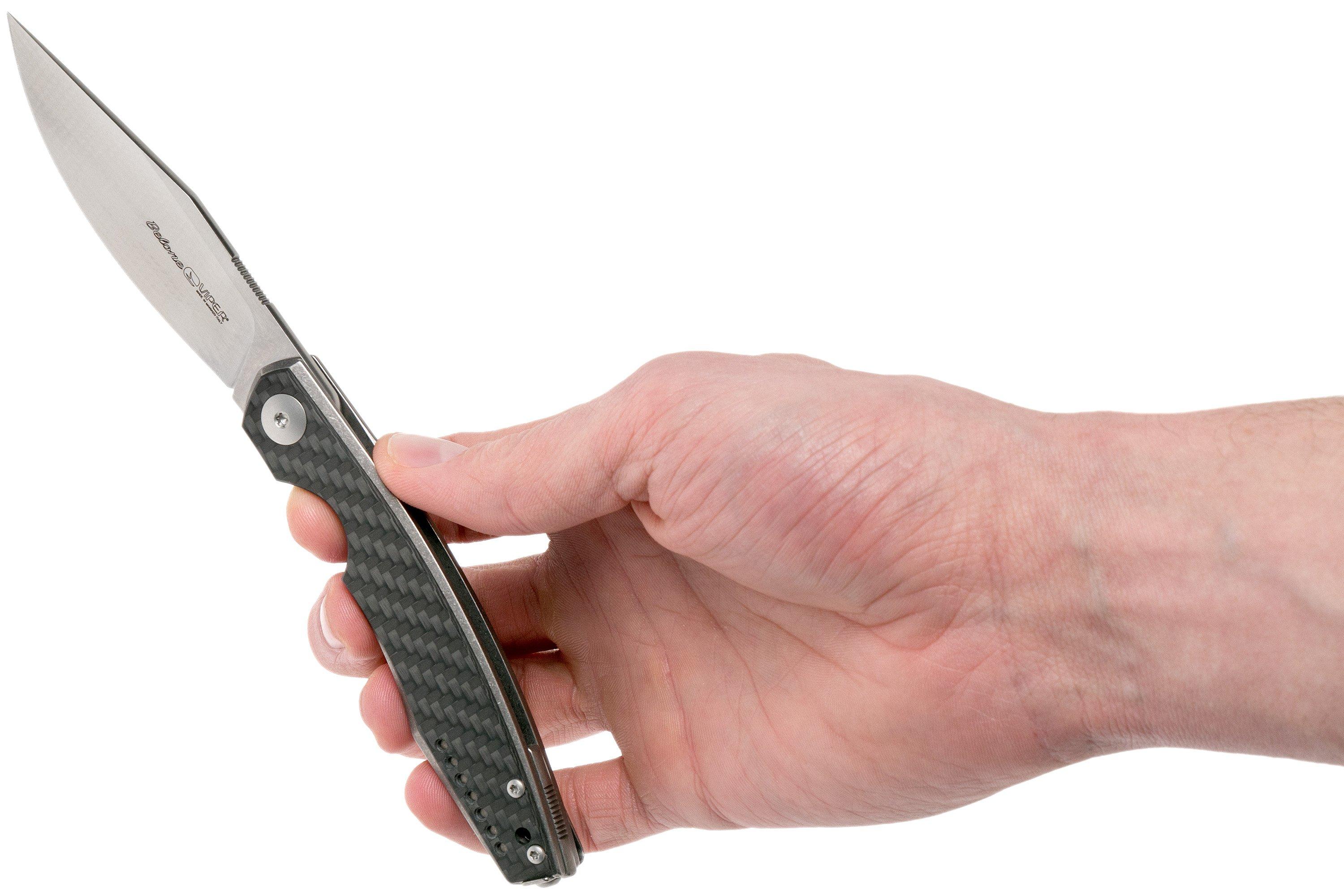 Viper Belone Carbon fibre, Titanium 5970TIFC pocket knife, Jesper ...