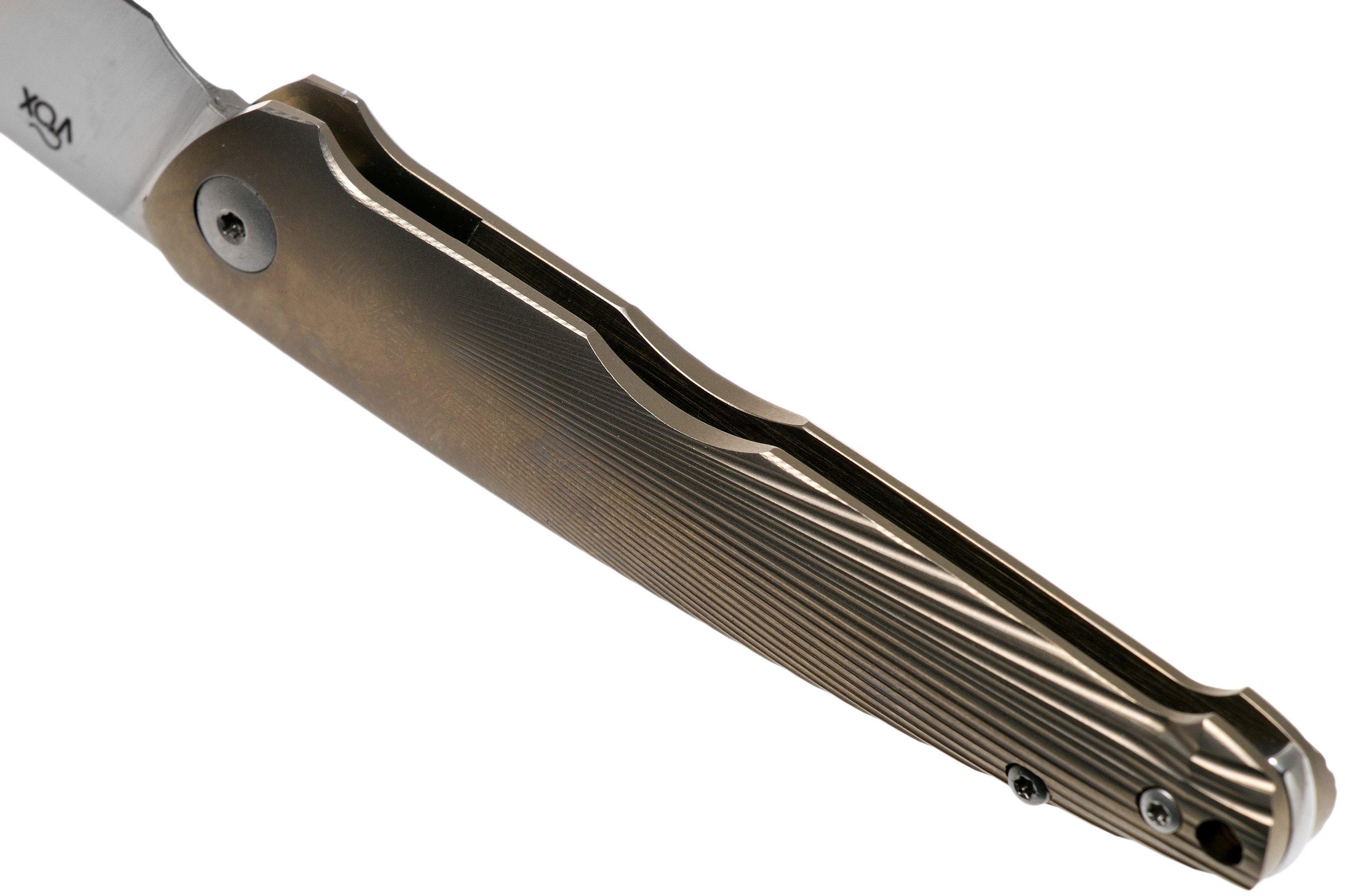 Viper Key V5976D3BR Milled Bronze Titanium pocket knife, Jesper Voxnaes ...