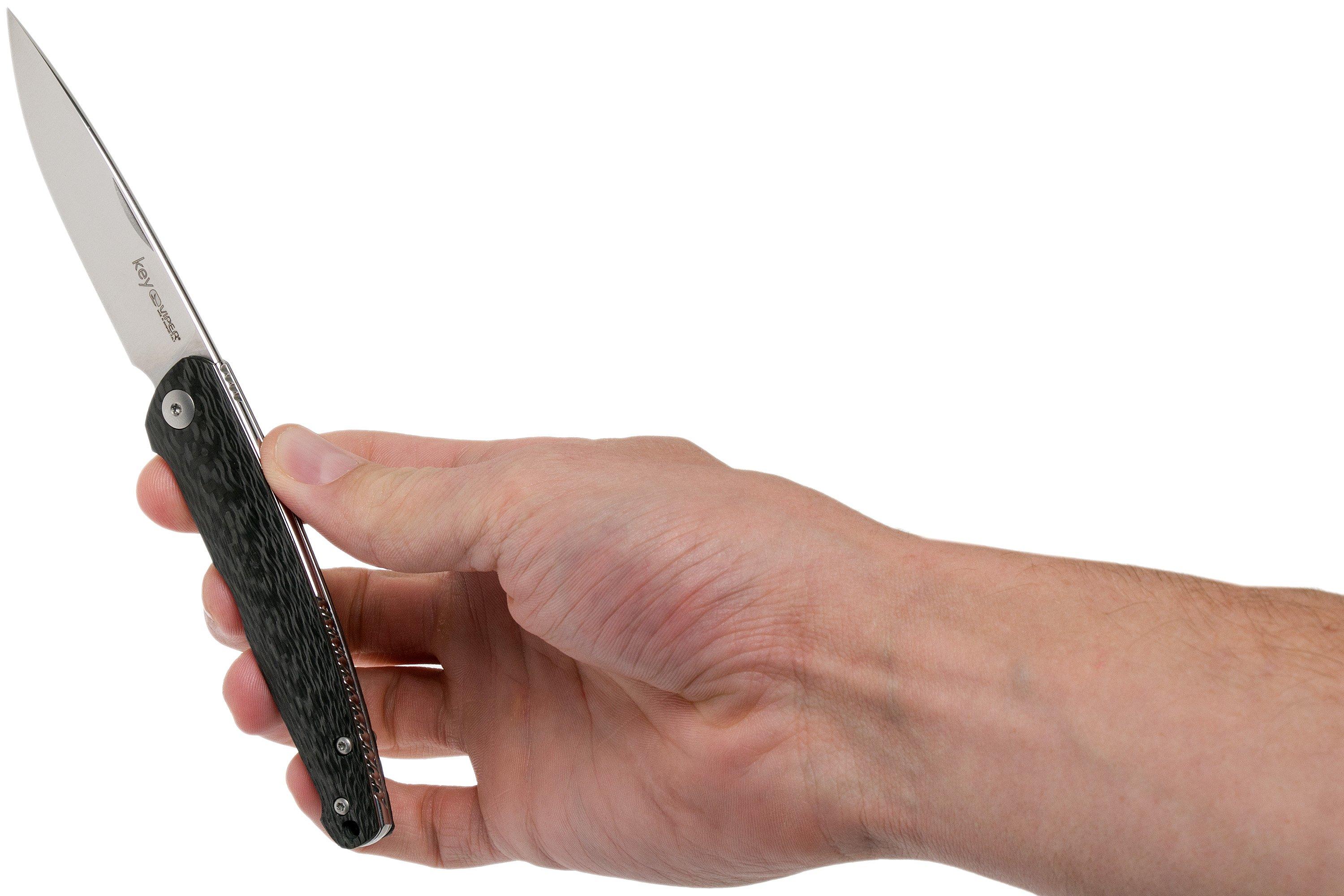 Viper Key V5976D3FC Milled Carbonfiber zakmes, Jesper Voxnaes design ...