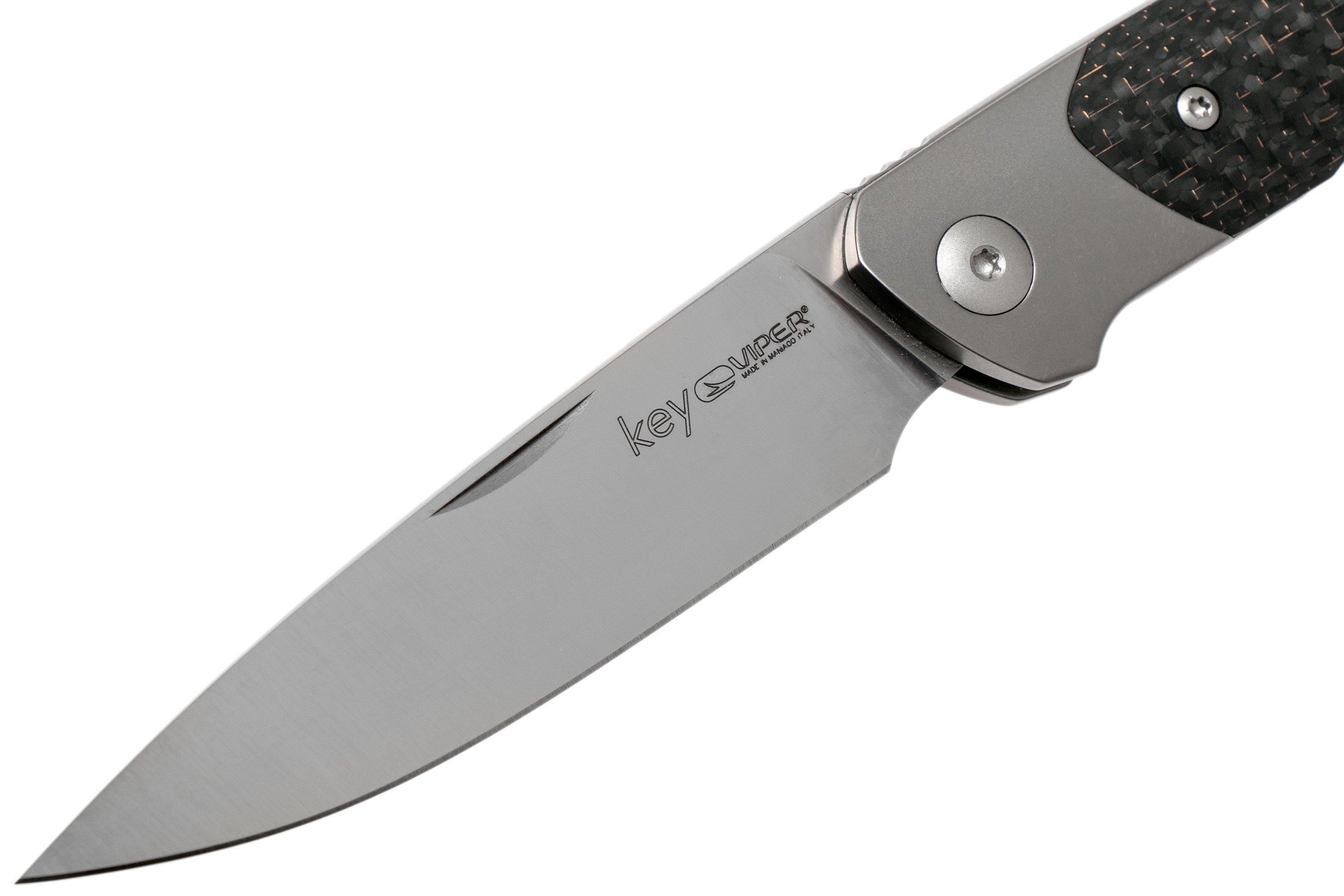 Viper Key V5978FCB Bolster Copper Carbon fibre pocket knife, Jesper ...