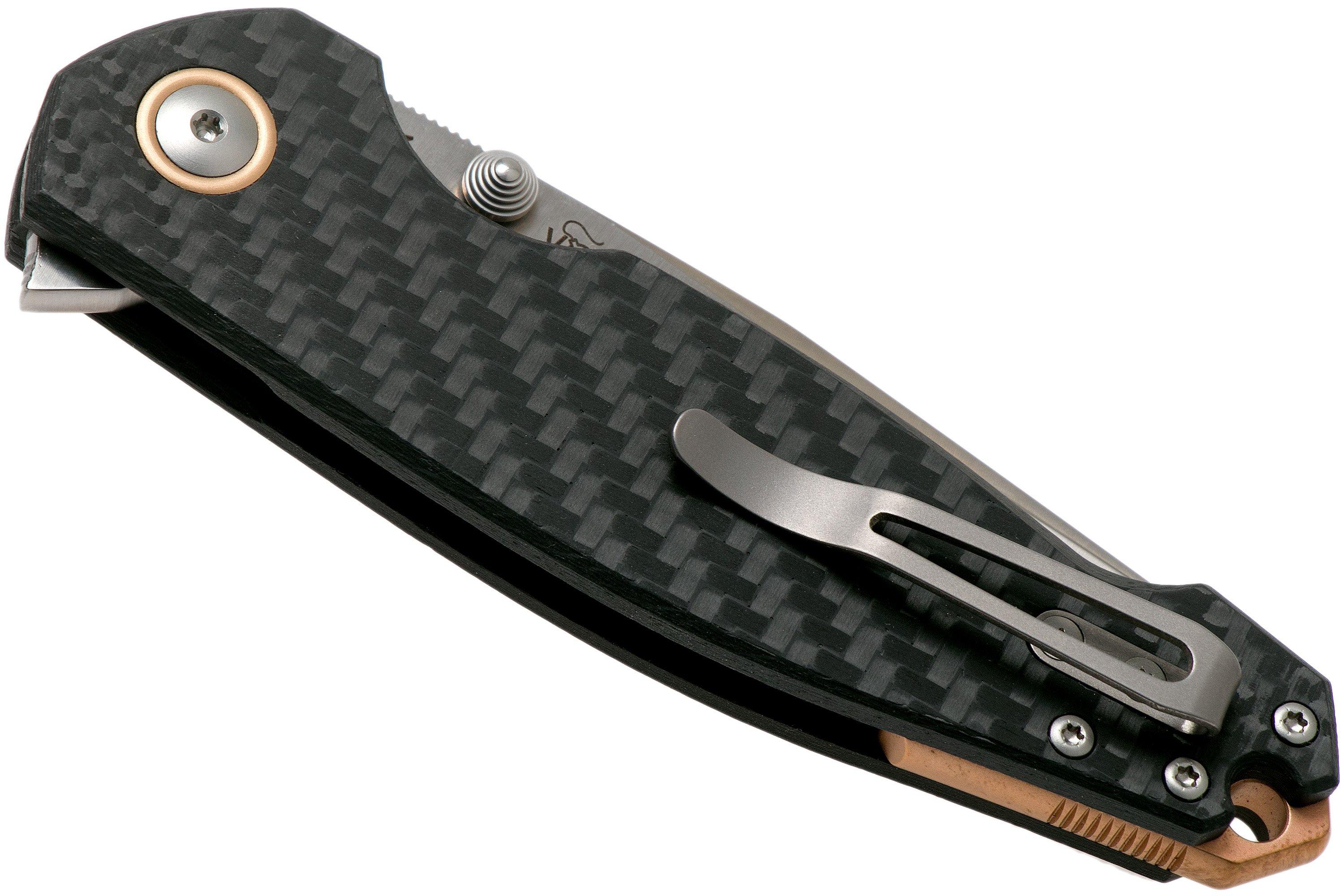 Viper Katla V5980FC Satin, Carbon fibre pocket knife, Jesper Voxnaes ...