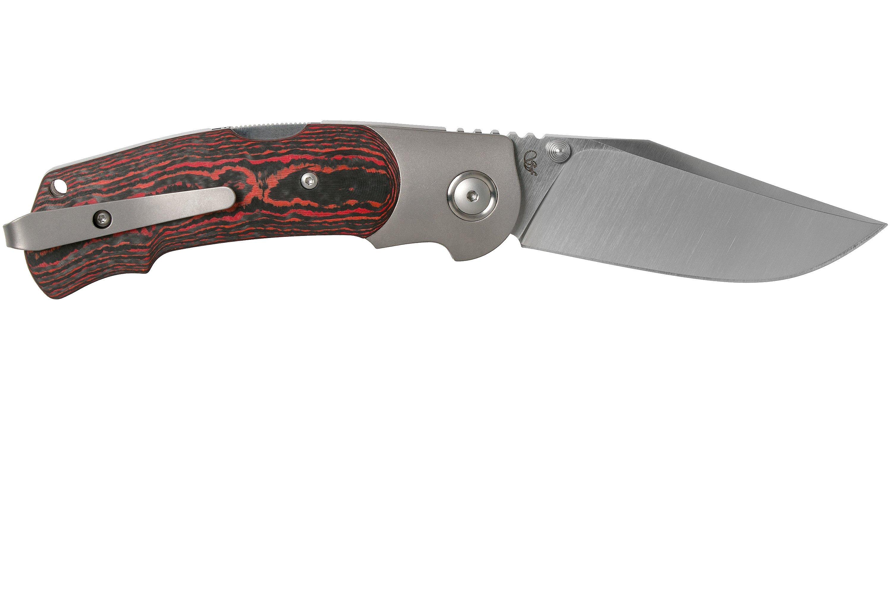Viper Turn V5986FC Red Lava Carbon Fibre pocket knife, Fabrizio ...