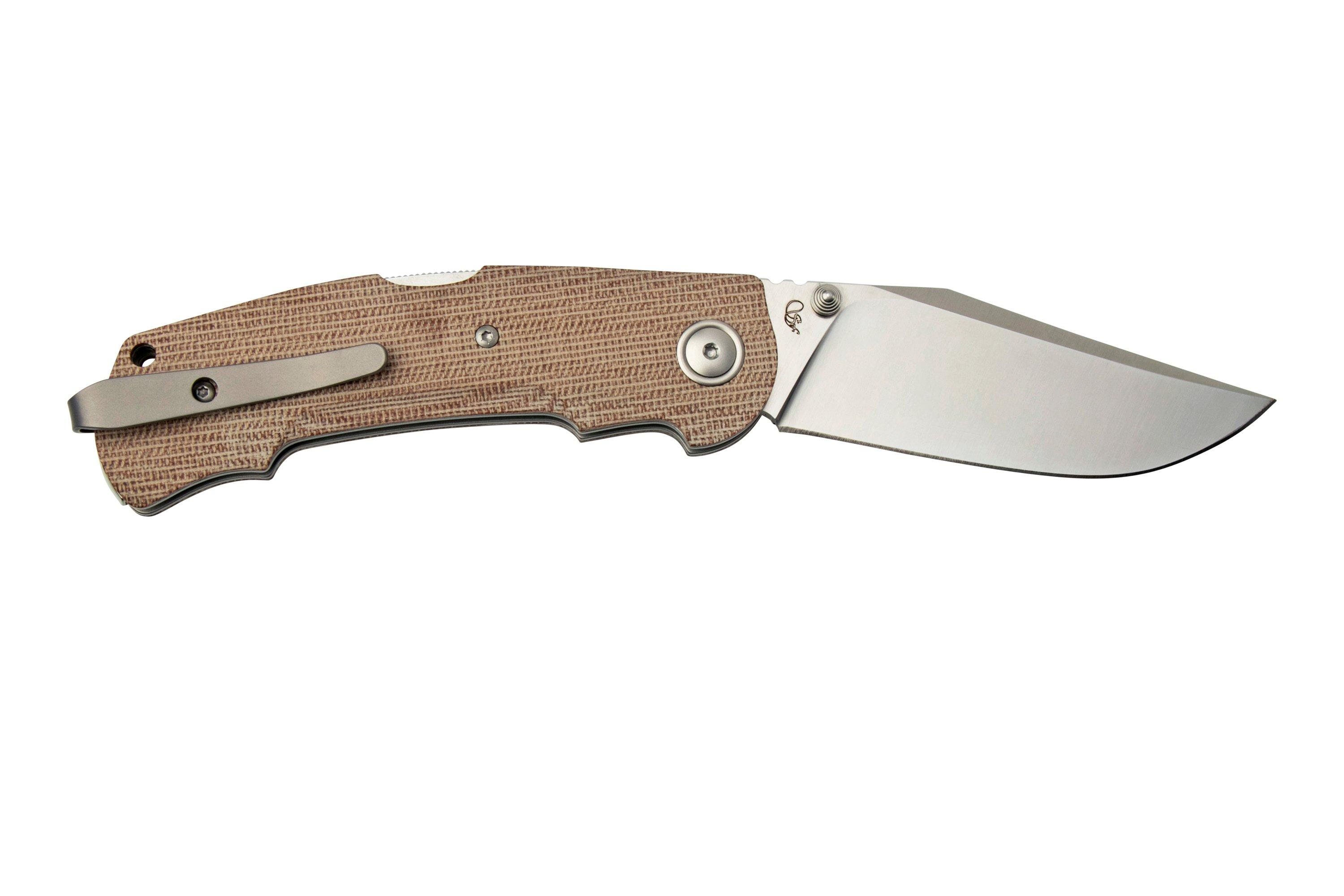 Viper Turn V5988CN Natural Canvas Micarta pocket knife, Fabrizio ...