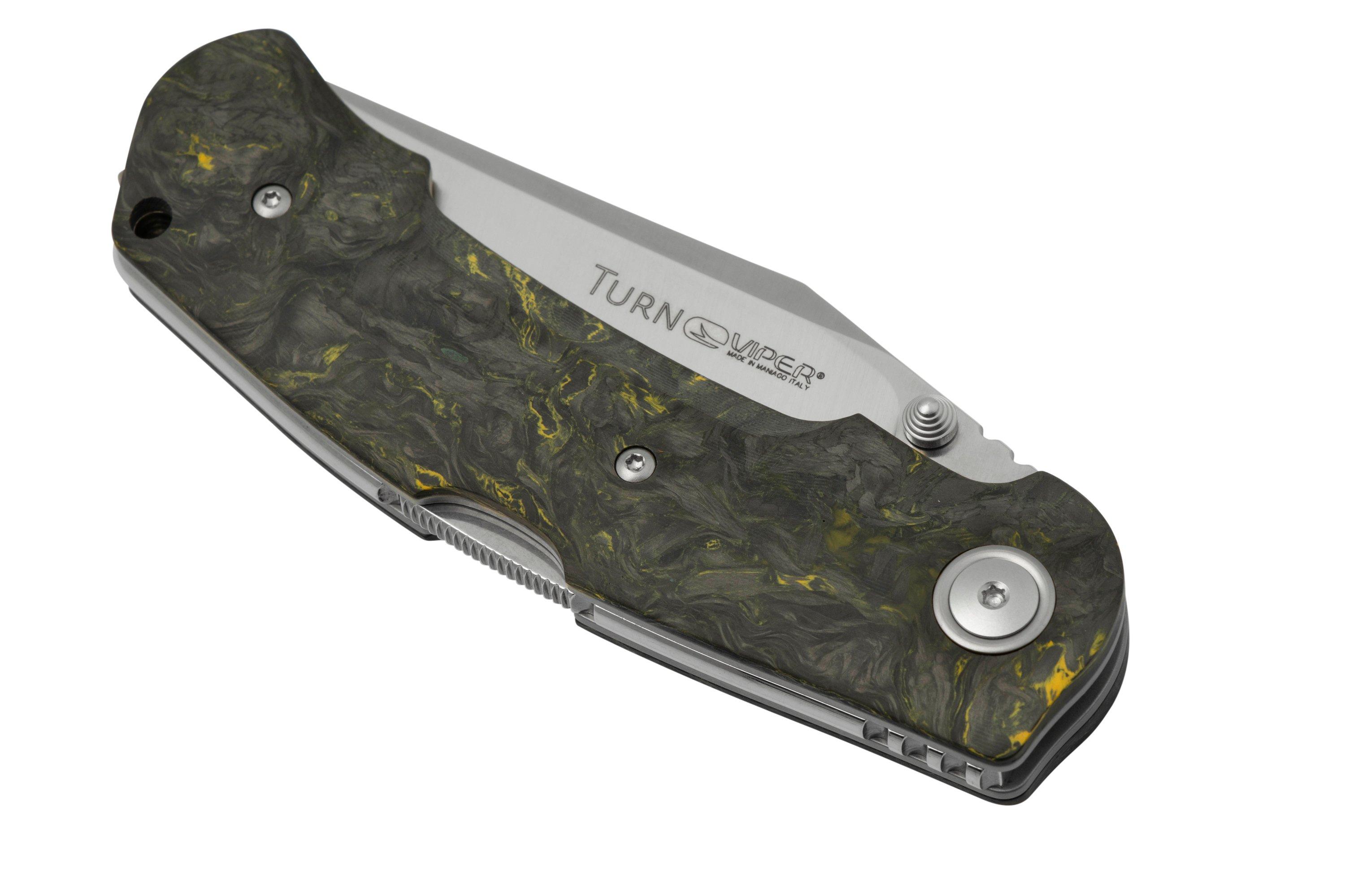 Viper Turn Essential V5988FMY Dark Matter Carbonfiber pocket knife ...
