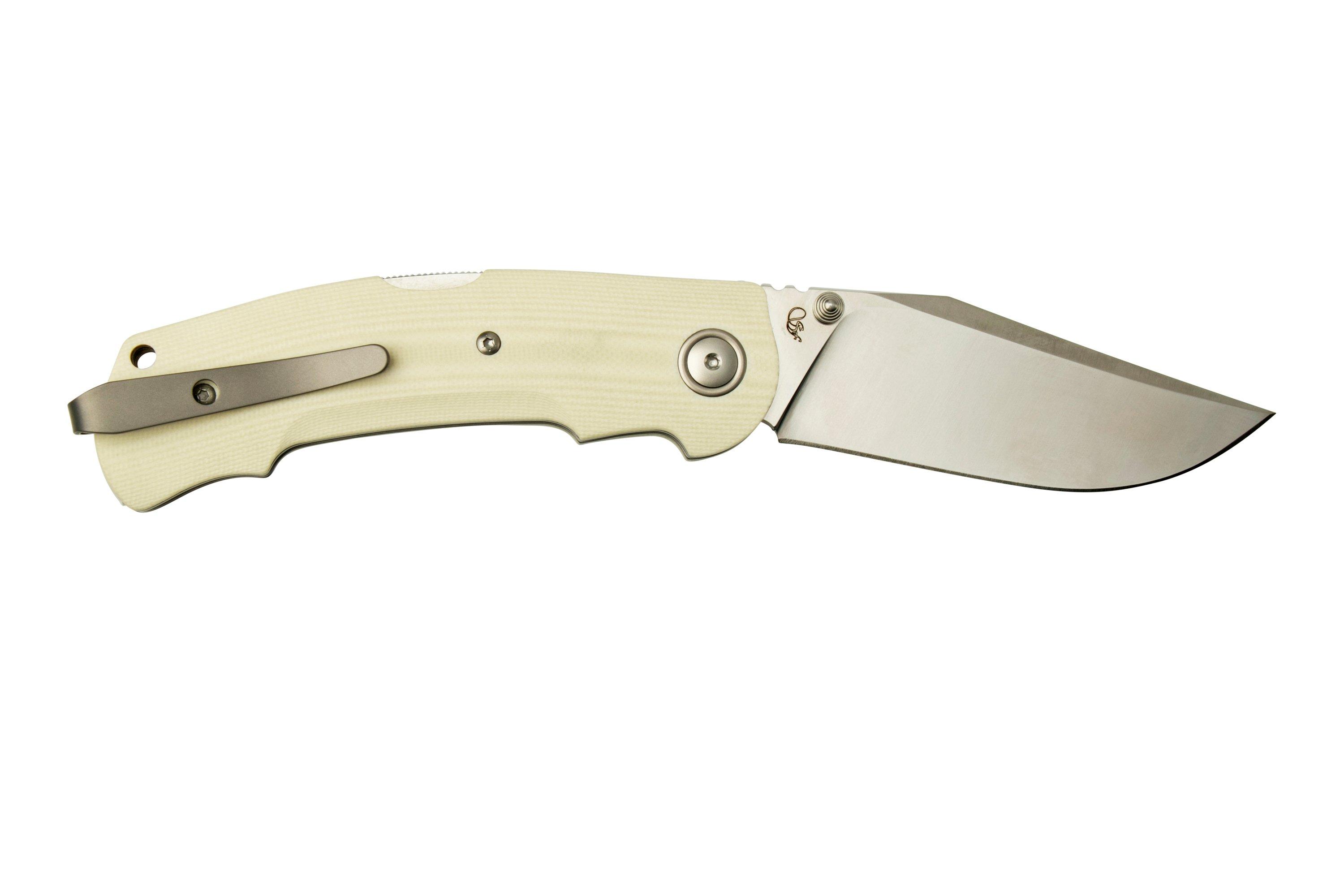 Viper Turn V5988GI Ivory G10 pocket knife, Fabrizio Silvestrelli design ...
