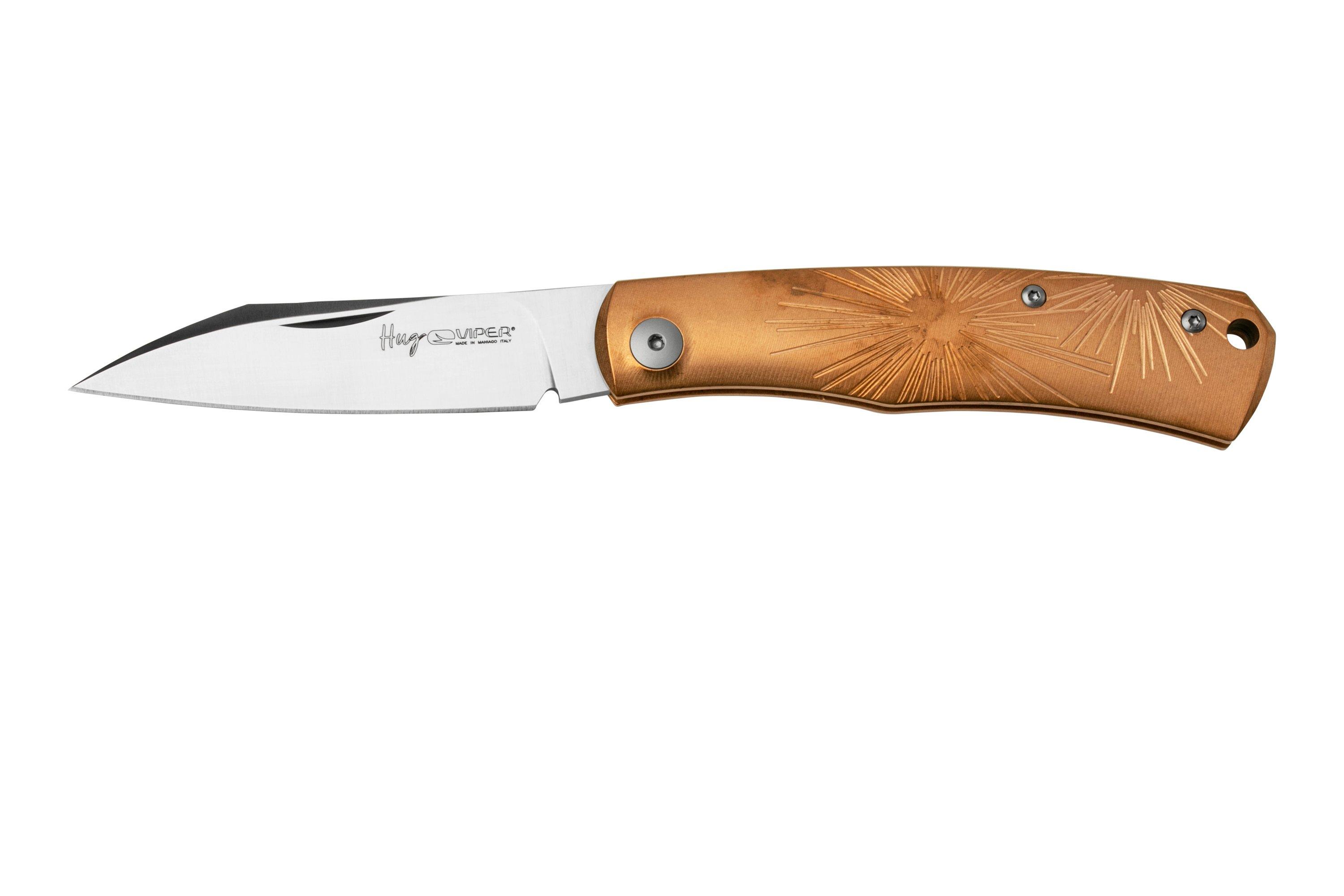 Viper Hug V5990BRS Sandblasted Bronze Star pocket knife, Sacha Thiel ...