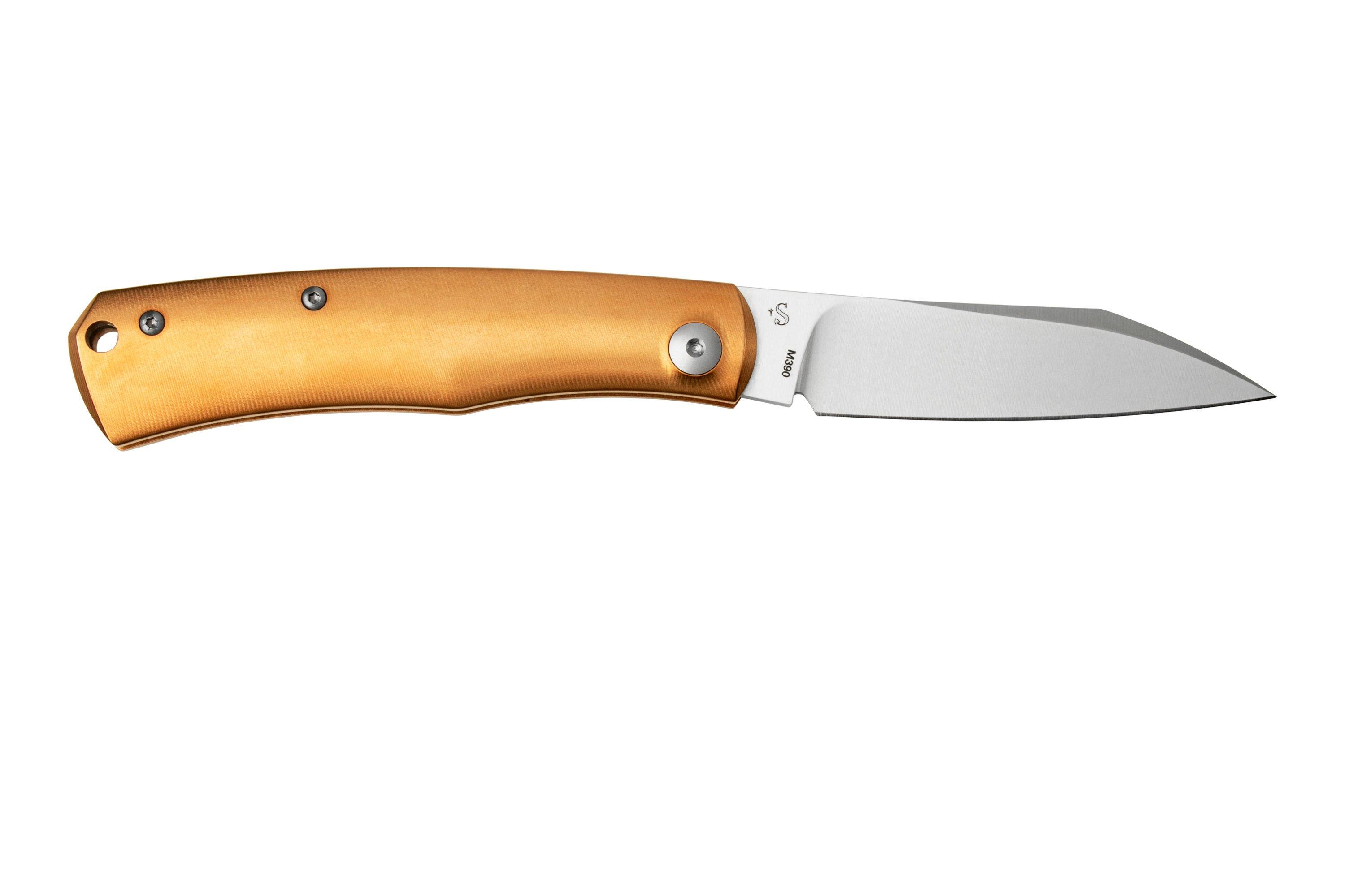 Viper Hug V5990BR Sandblasted Bronze Plain pocket knife, Sacha Thiel ...