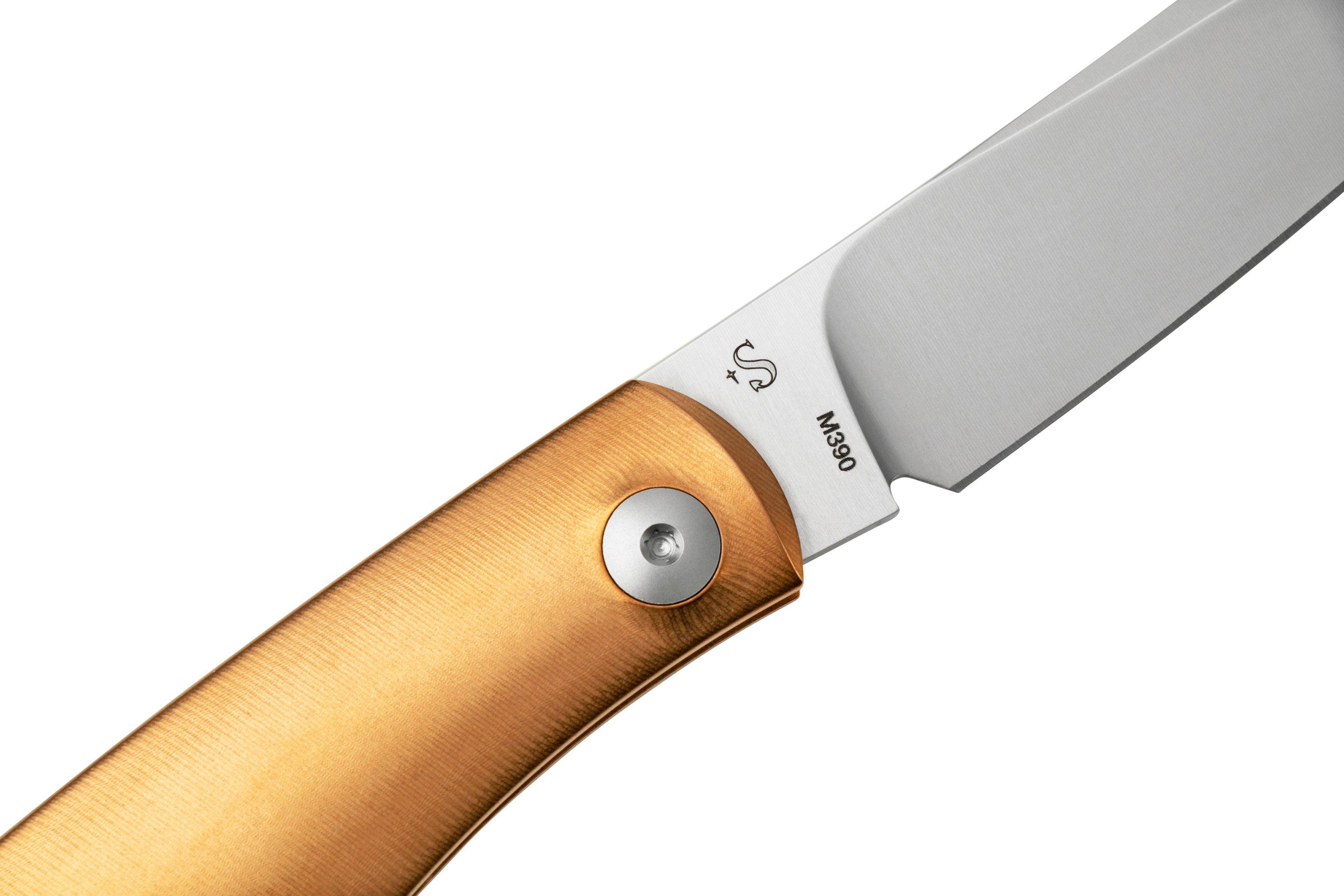 Viper Hug V5990BR Sandblasted Bronze Plain pocket knife, Sacha Thiel ...