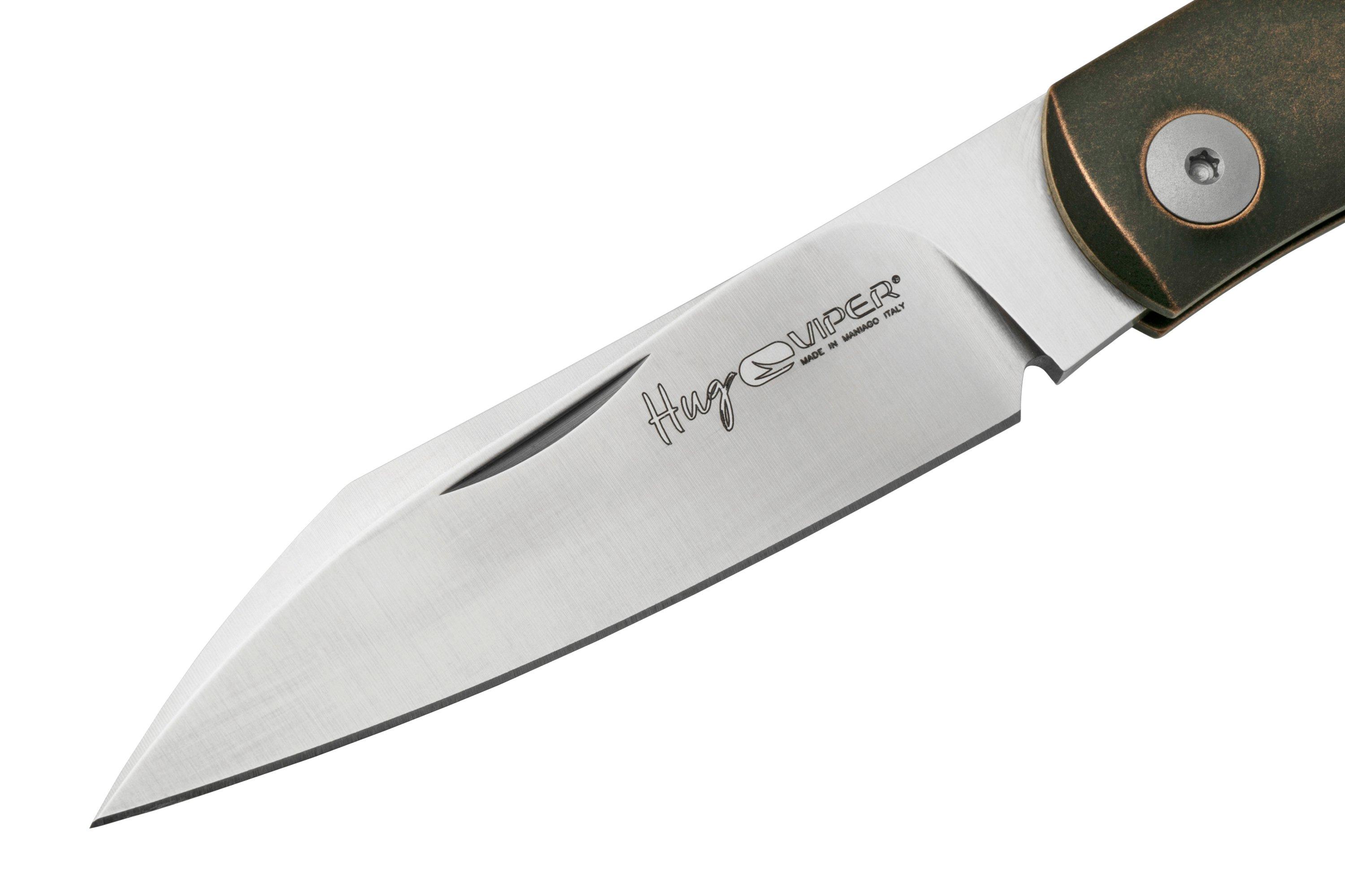 Viper Hug V5990DBRS Black Stonewashed Bronze Star pocket knife, Sacha ...