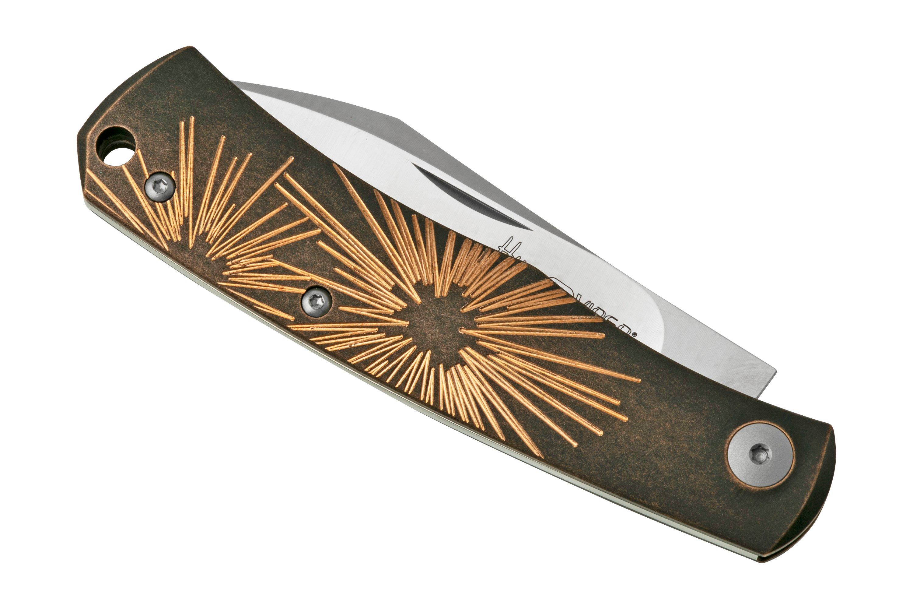 Viper Hug V5990DBRS Black Stonewashed Bronze Star pocket knife, Sacha ...