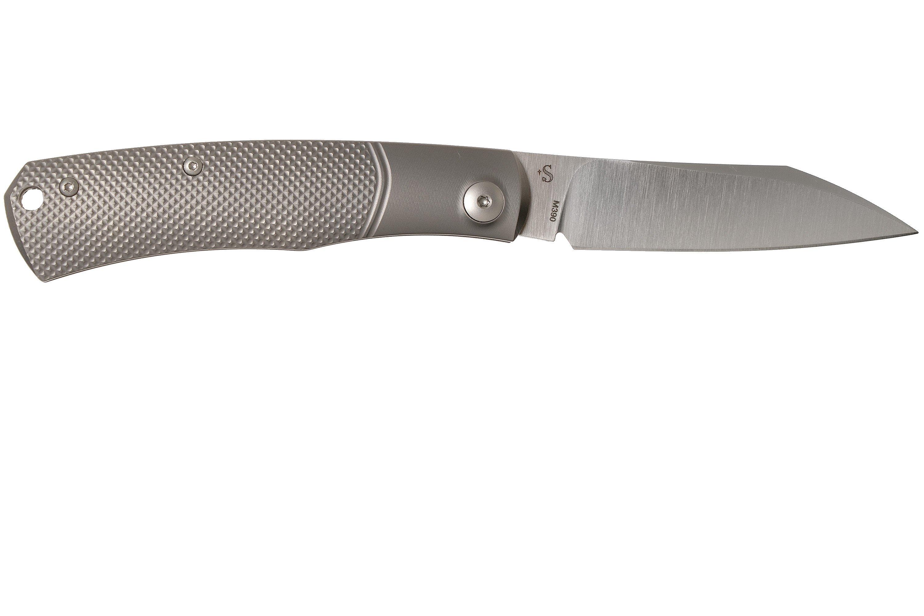 Viper Hug V5990TIG Titanium Geometric pocket knife, Sacha Thiel design ...