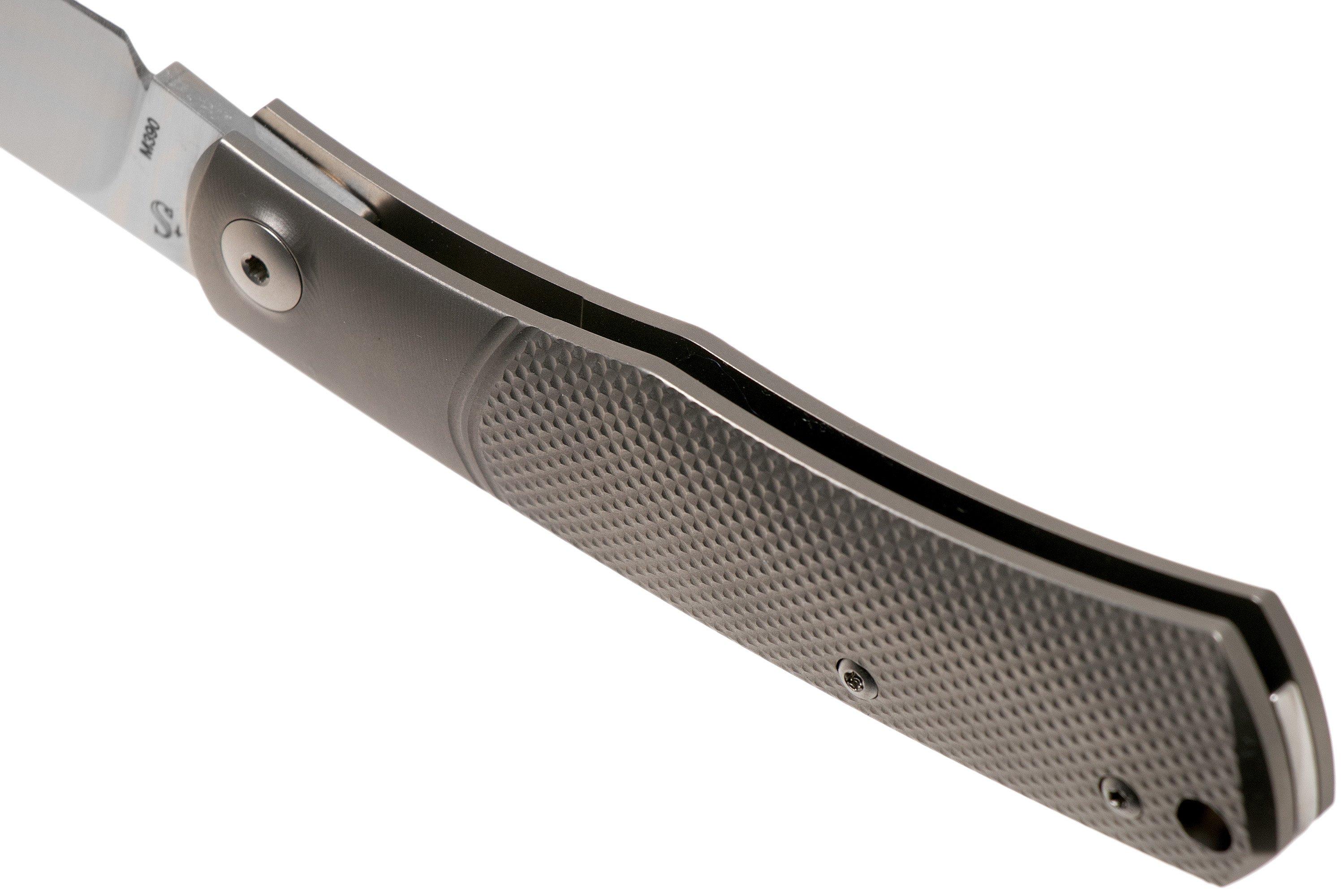 Viper Hug V5990TIG Titanium Geometric pocket knife, Sacha Thiel design ...