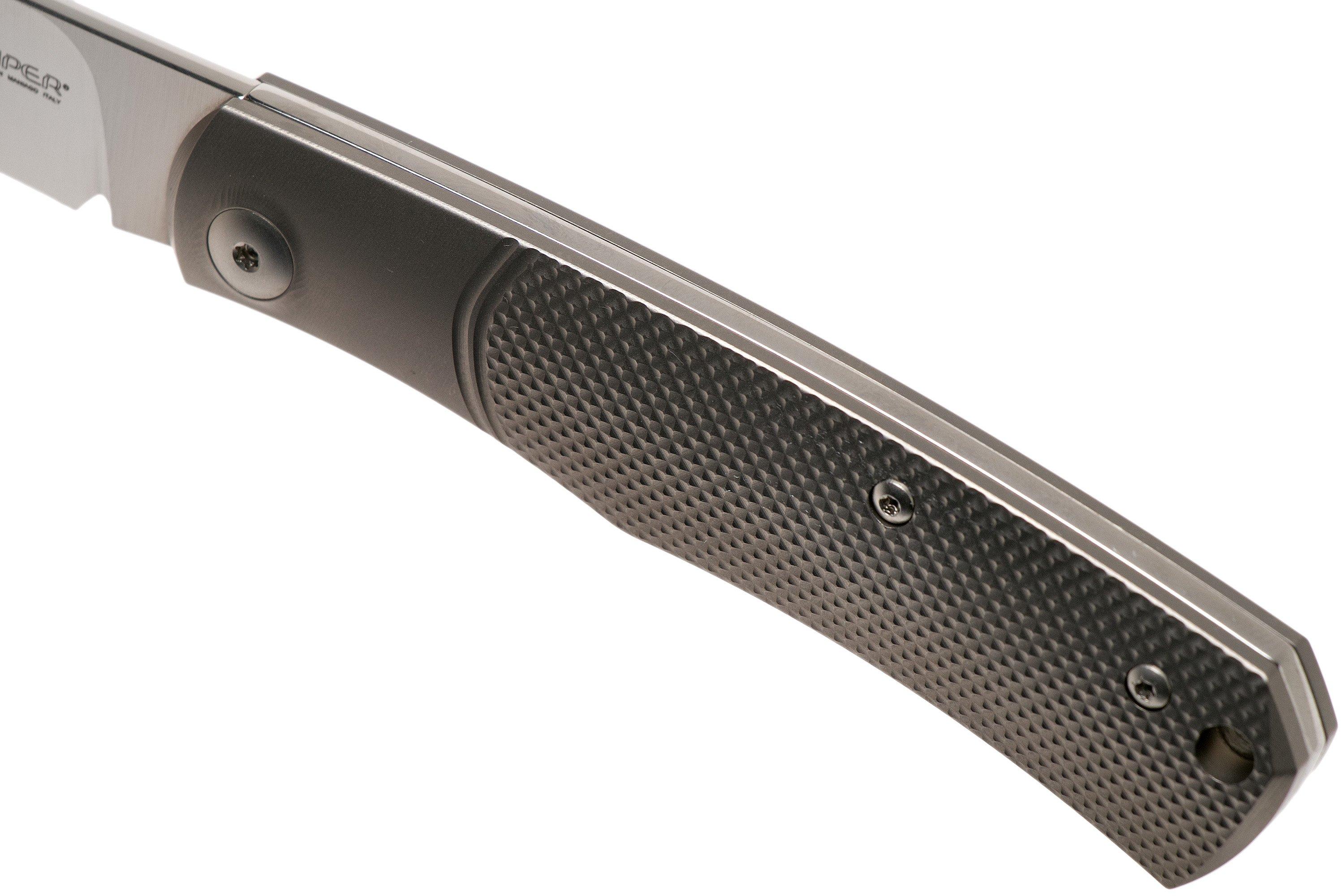 Viper Hug V5990TIG Titanium Geometric pocket knife, Sacha Thiel design ...