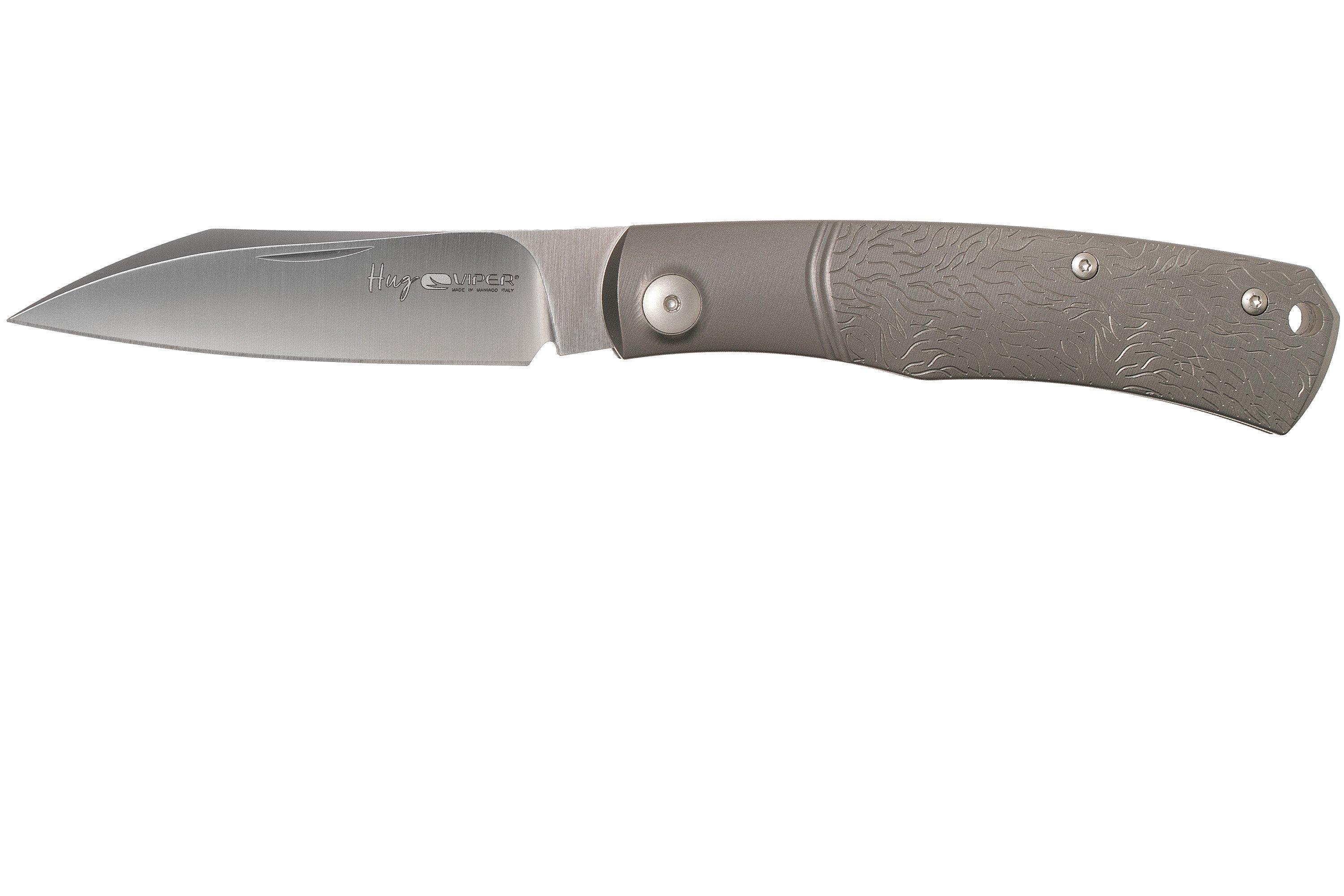 Viper Hug V5990TIW Titanium Wolf pocket knife, Sacha Thiel design ...