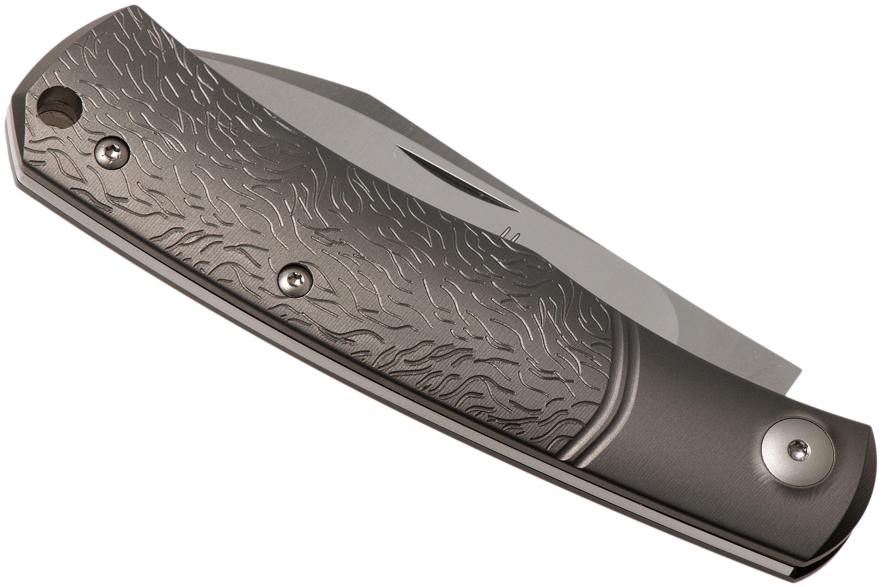 Viper Hug V5990TIW Titanium Wolf pocket knife, Sacha Thiel design ...