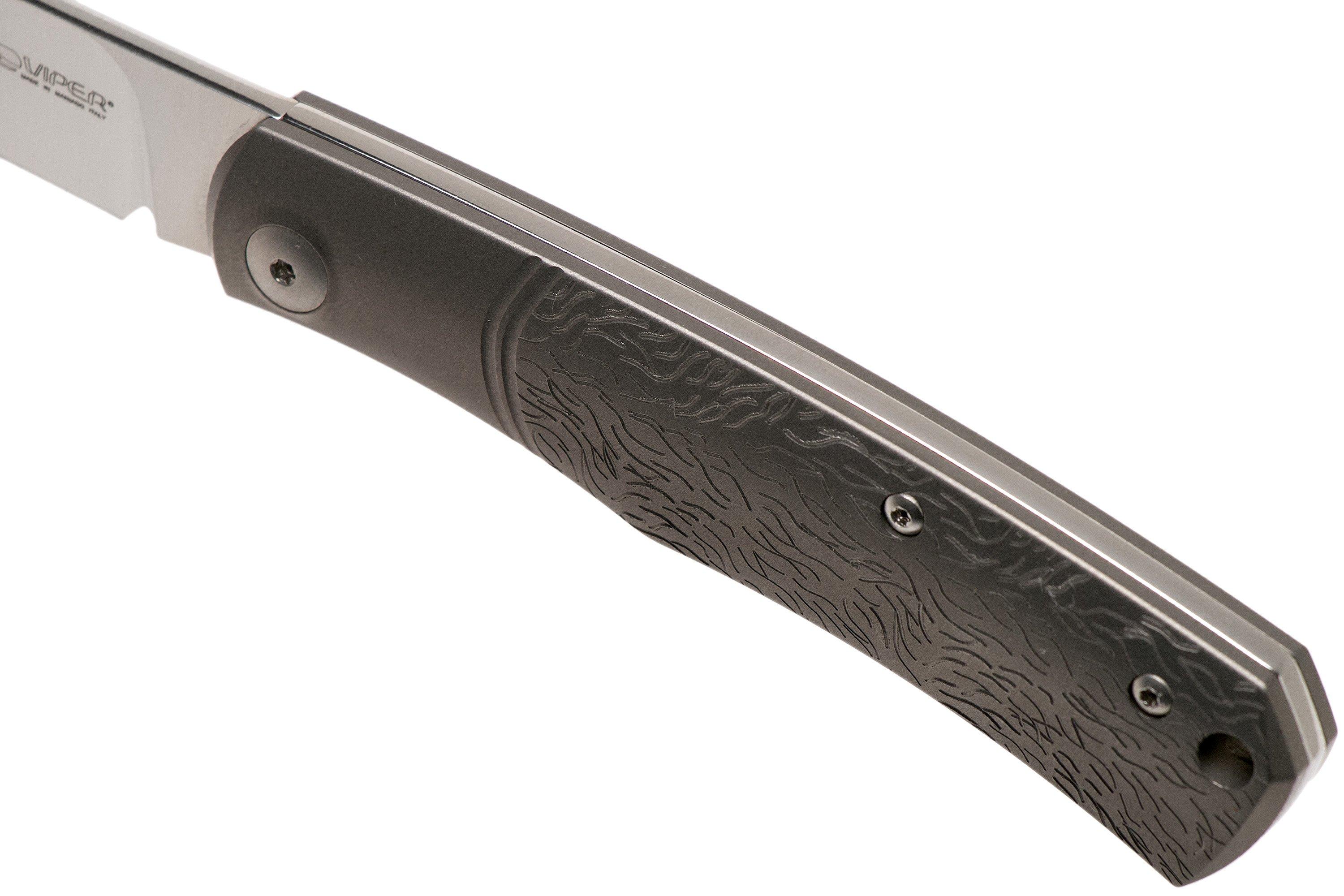 Viper Hug V5990TIW Titanium Wolf pocket knife, Sacha Thiel design ...