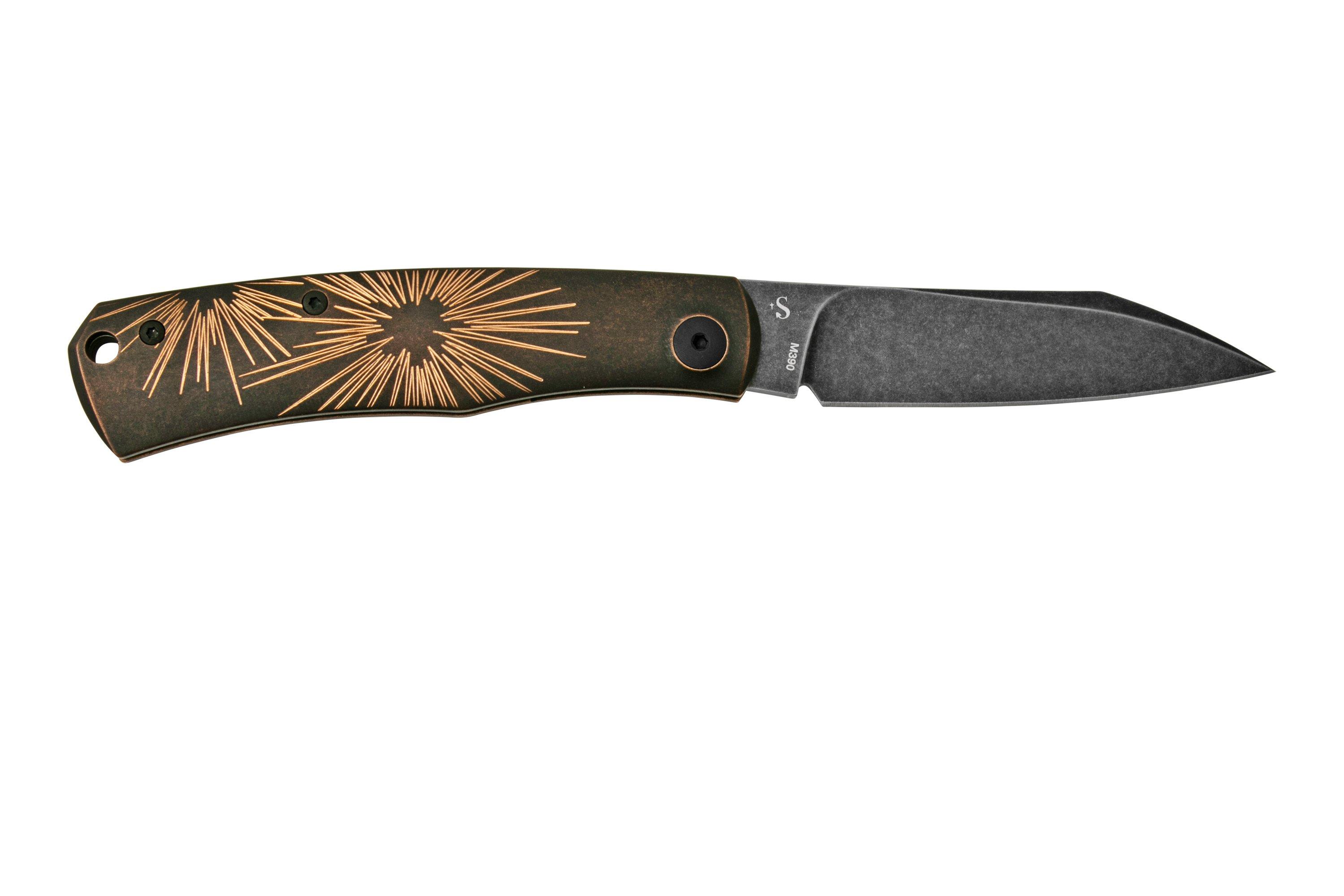 Viper Hug V5991BRS Black Blade, Black Stonewashed Bronze Star pocket ...