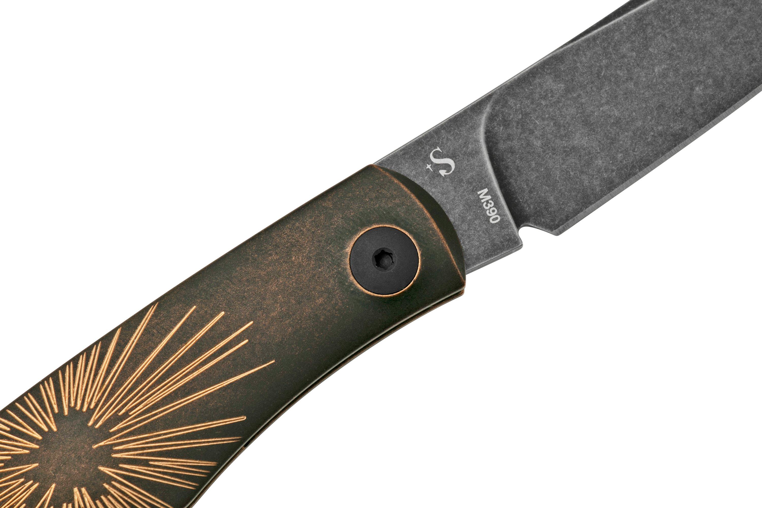 Viper Hug V5991BRS Black Blade, Black Stonewashed Bronze Star pocket ...