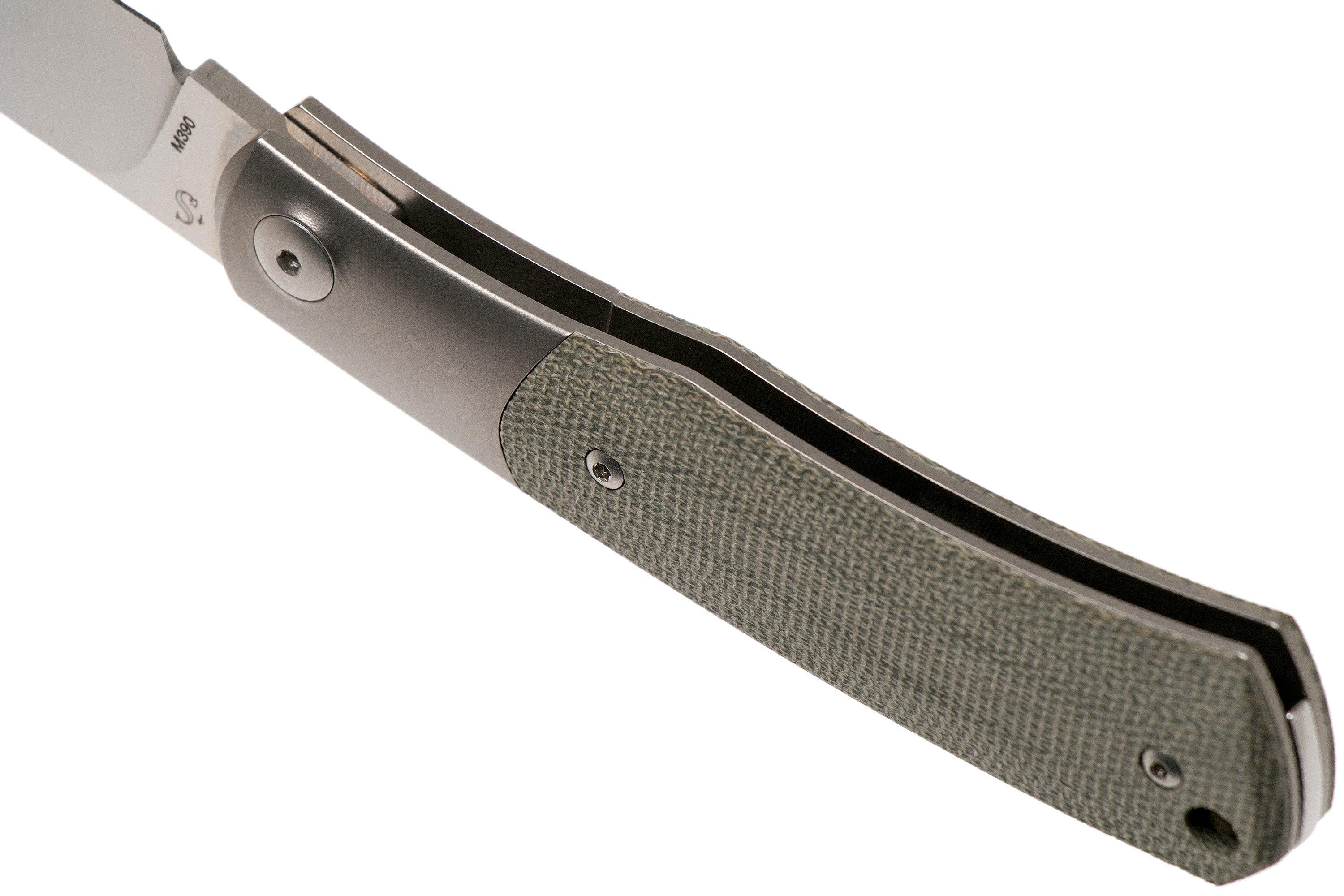 Viper Hug V5992CG Green Canvas Micarta pocket knife, Sacha Thiel design ...