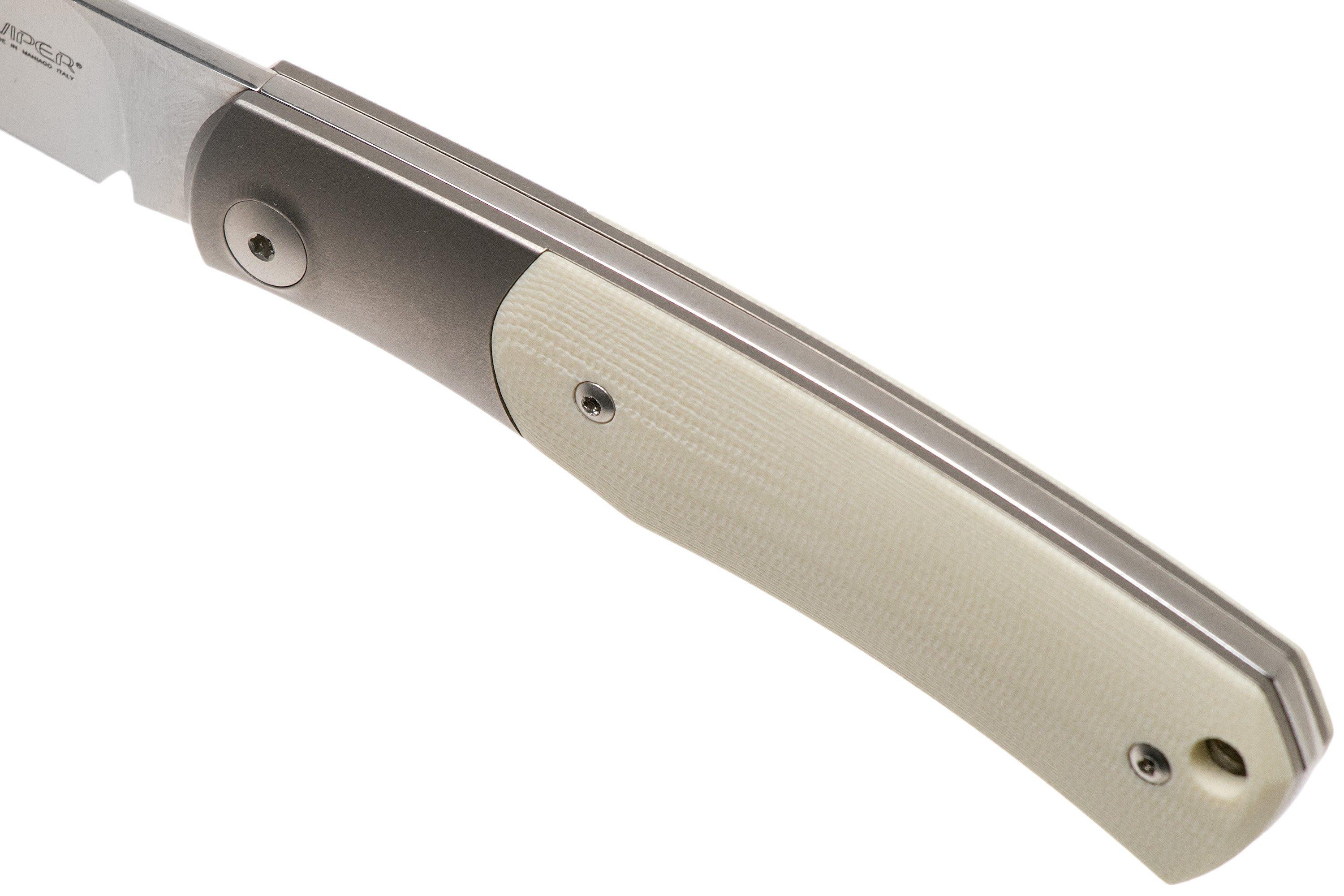 Viper Hug V5992GI Ivory G10 pocket knife, Sacha Thiel design ...