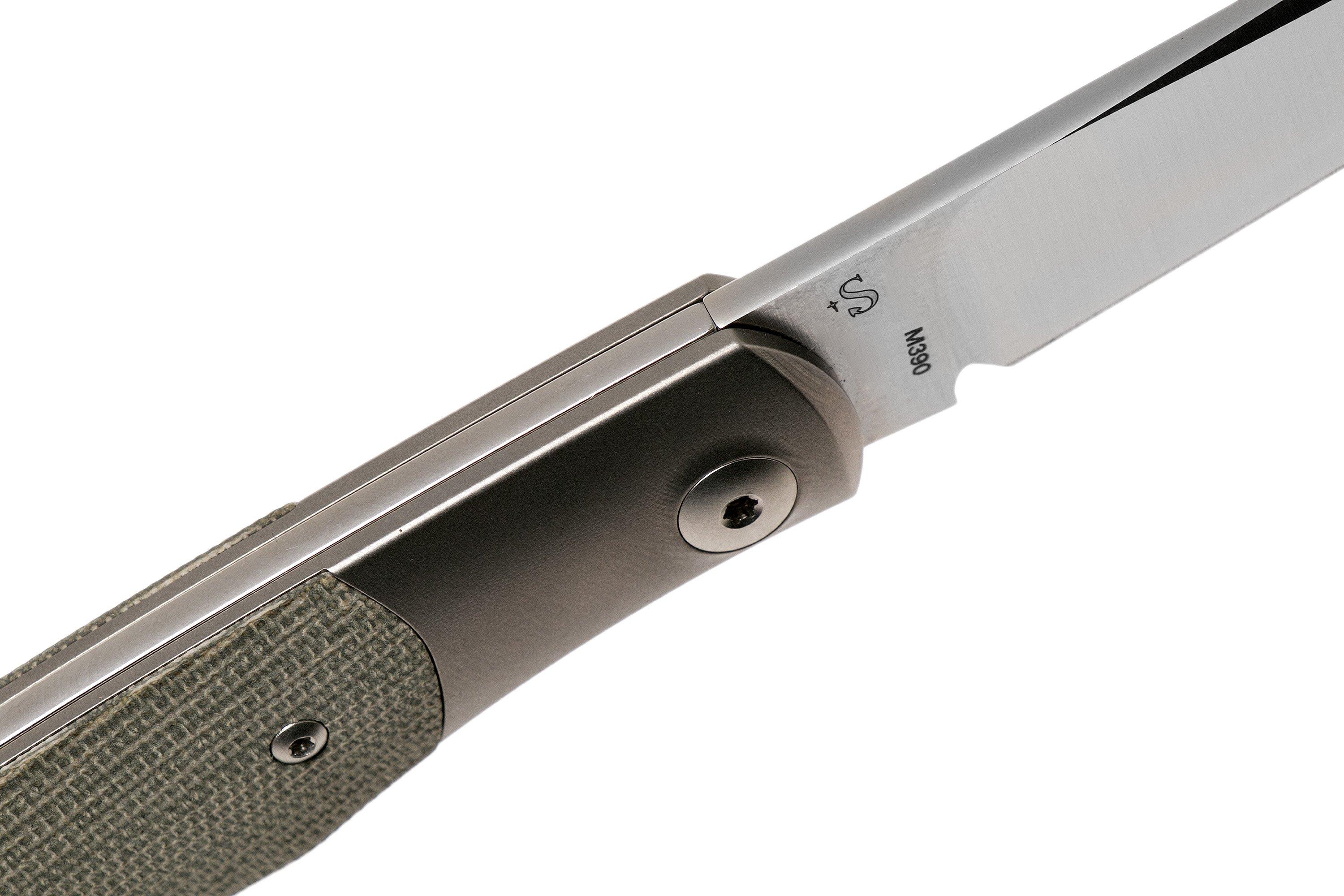 Viper Hug 2 V5994CG Green Canvas Micarta pocket knife, Sacha Thiel ...