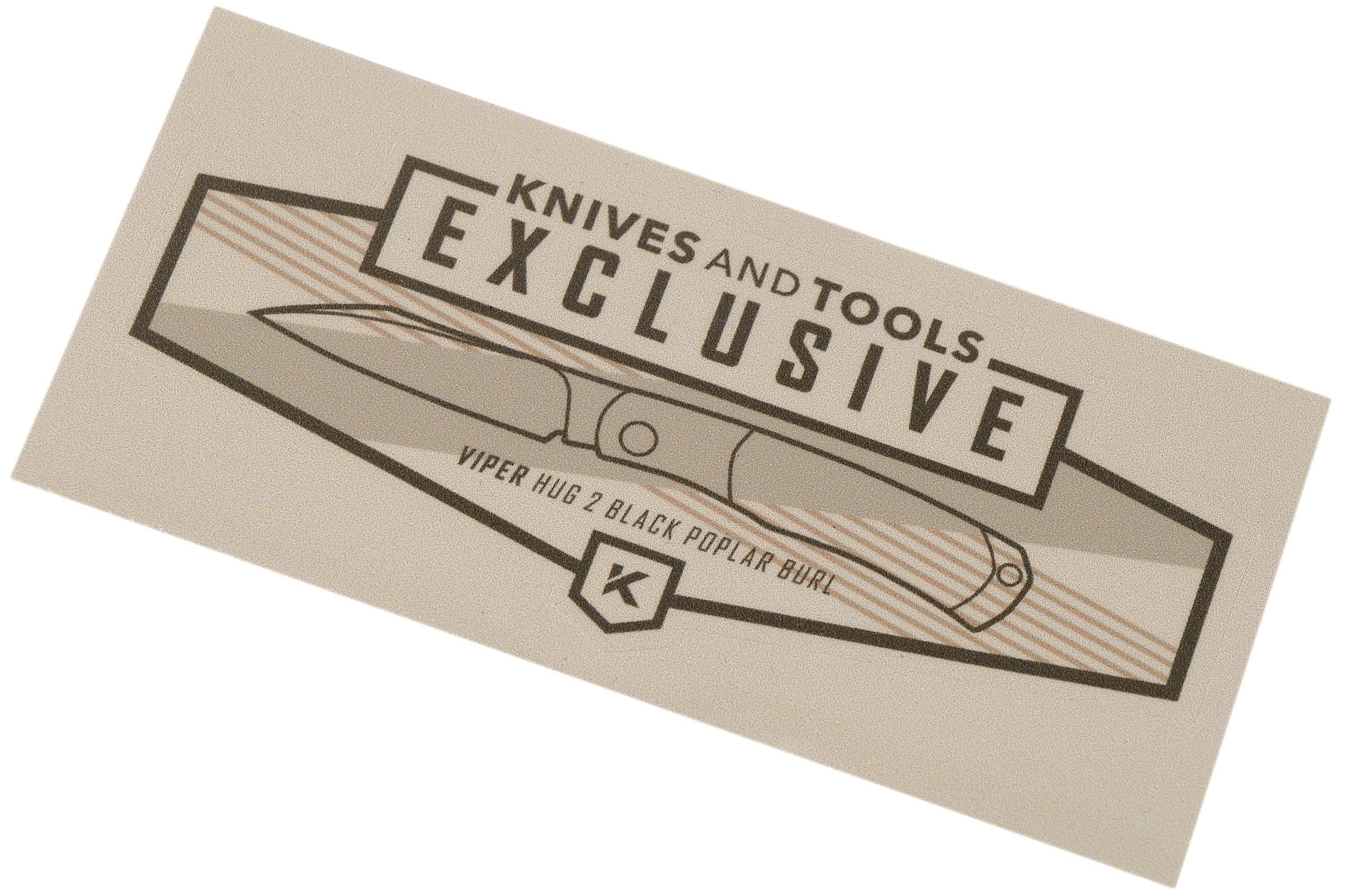 Viper Hug 2 V5994IW Poplar Burl Knivesandtools Exclusive pocket knife ...